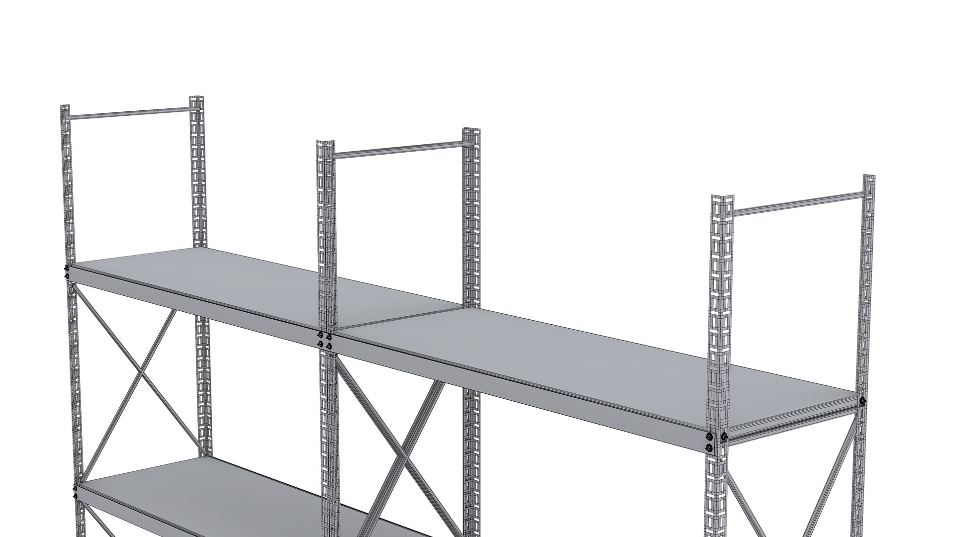 Detailed Warehouse Rack Model - TurboSquid 2348988