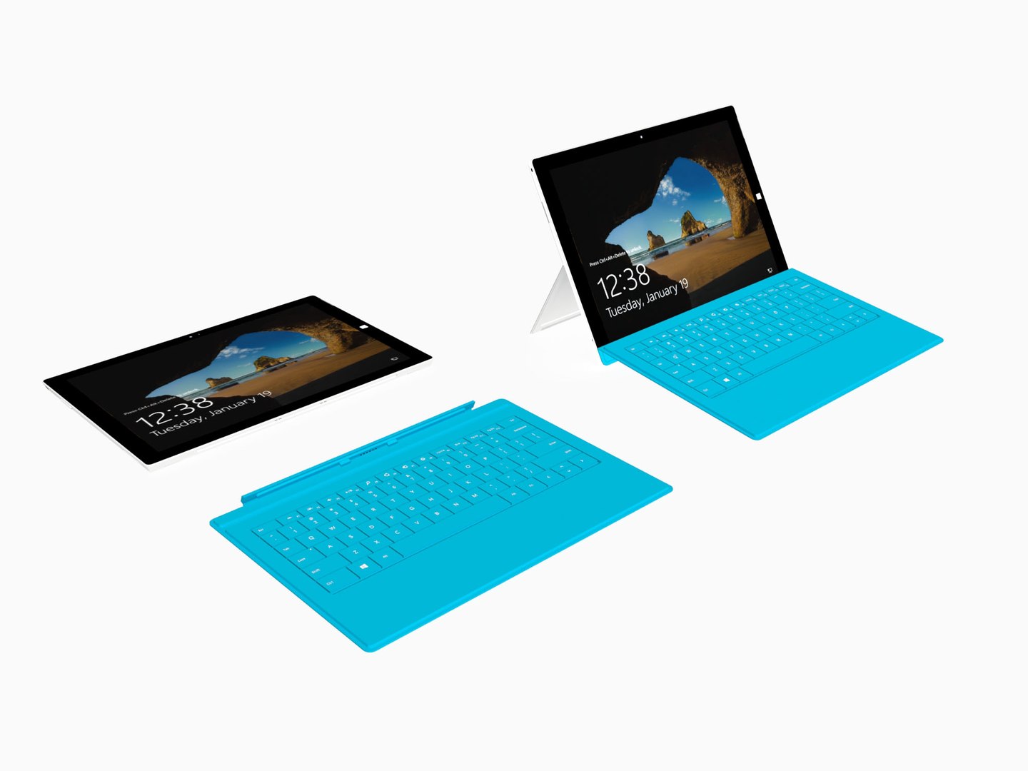 3D Microsoft Surface Pro 3 Model - TurboSquid 1245971
