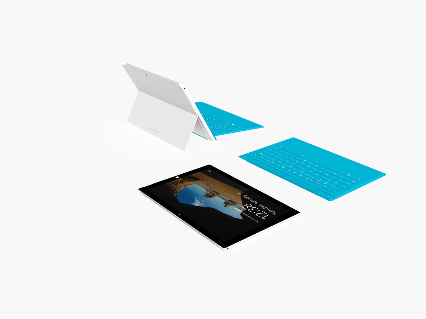 3D Microsoft Surface Pro 3 Model - TurboSquid 1245971