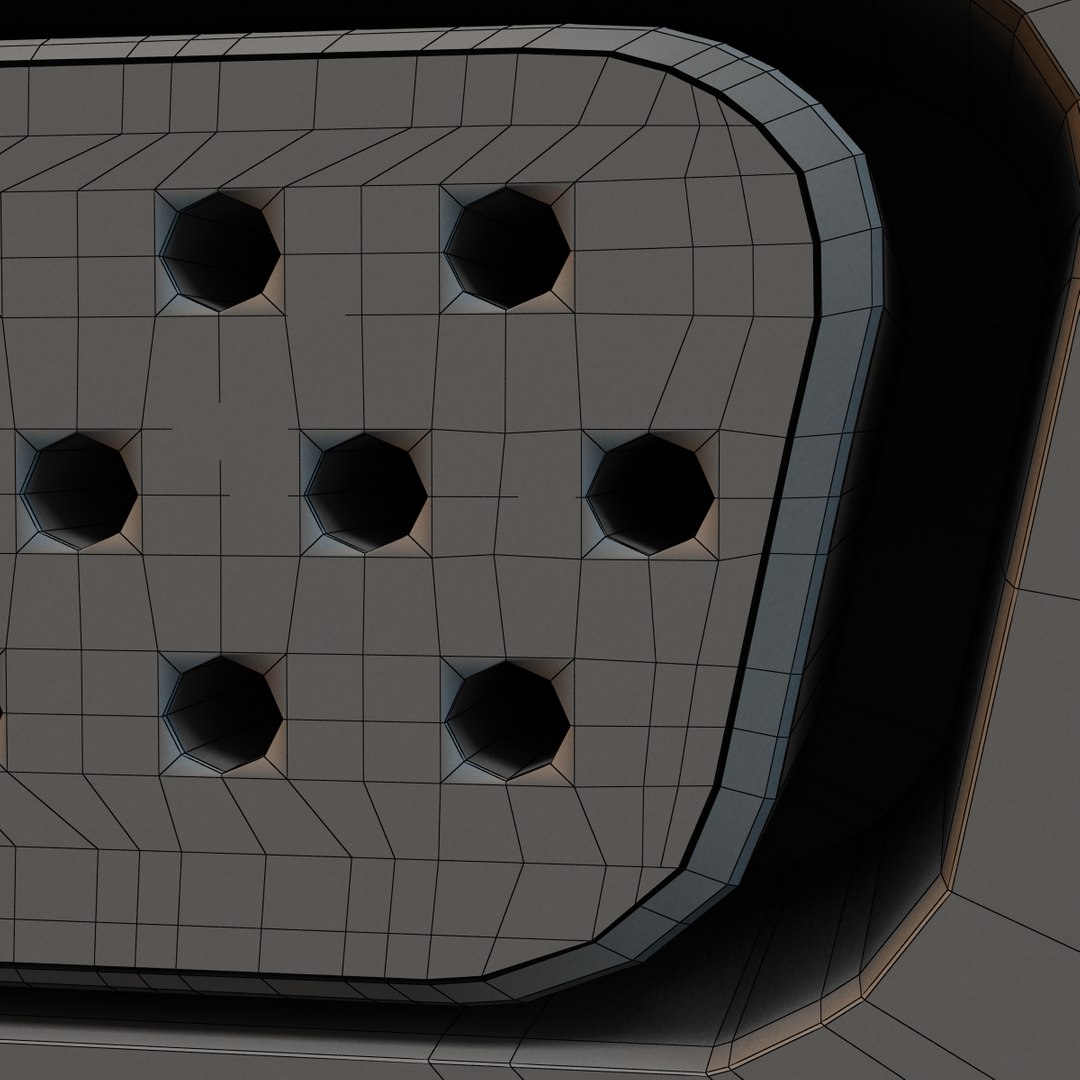 3d Model Vga Port