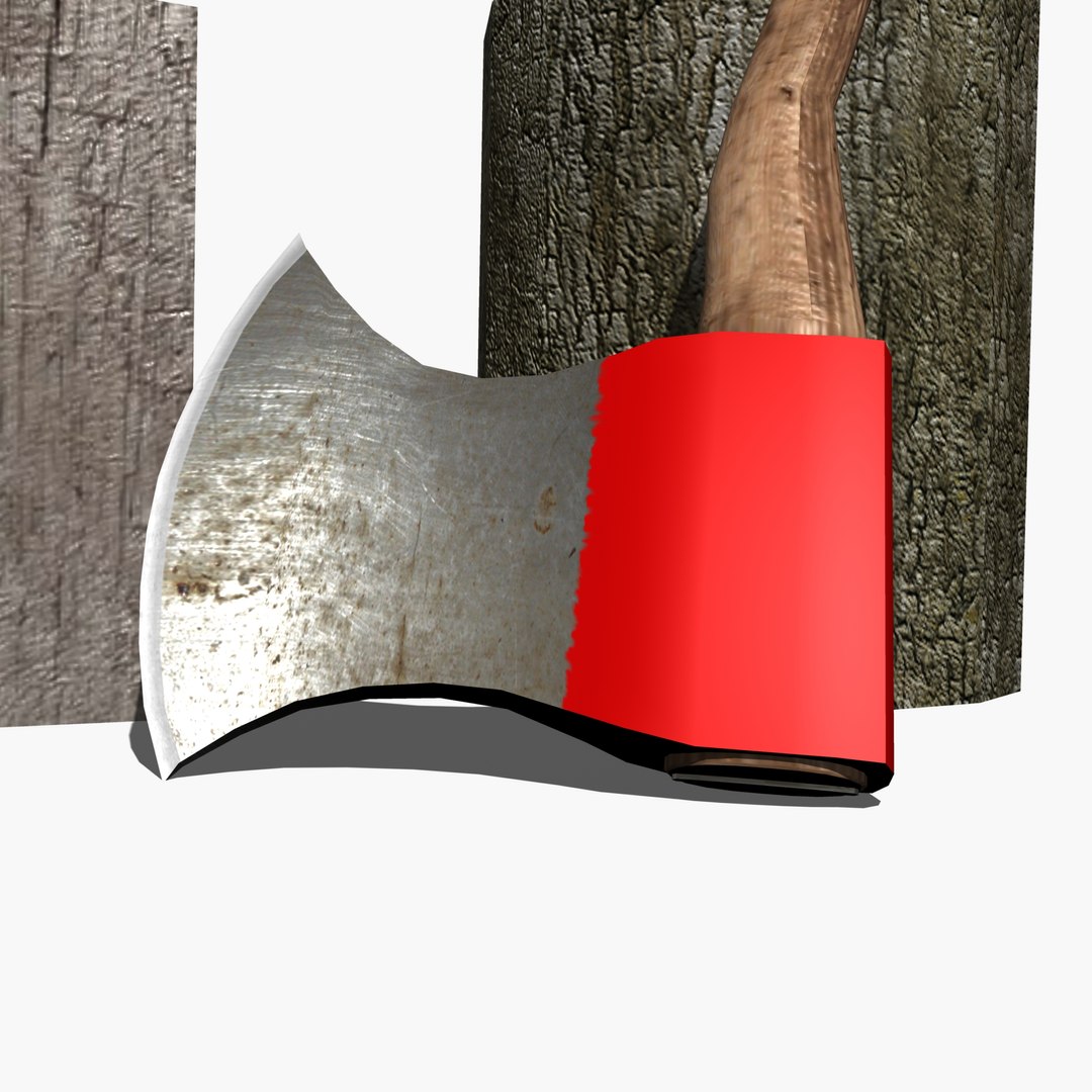 3d Model Axe Wood