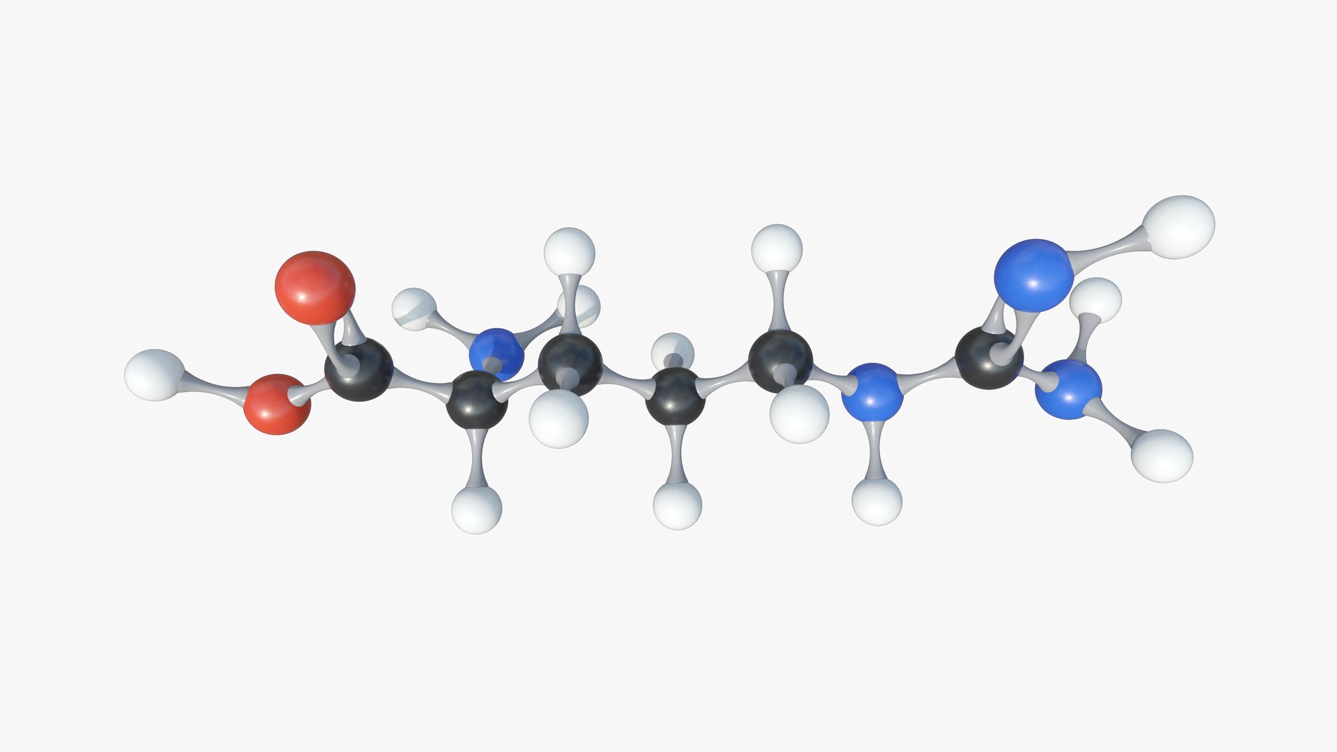 3D Arginine Molecule With PBR 4K 8K - TurboSquid 1941880