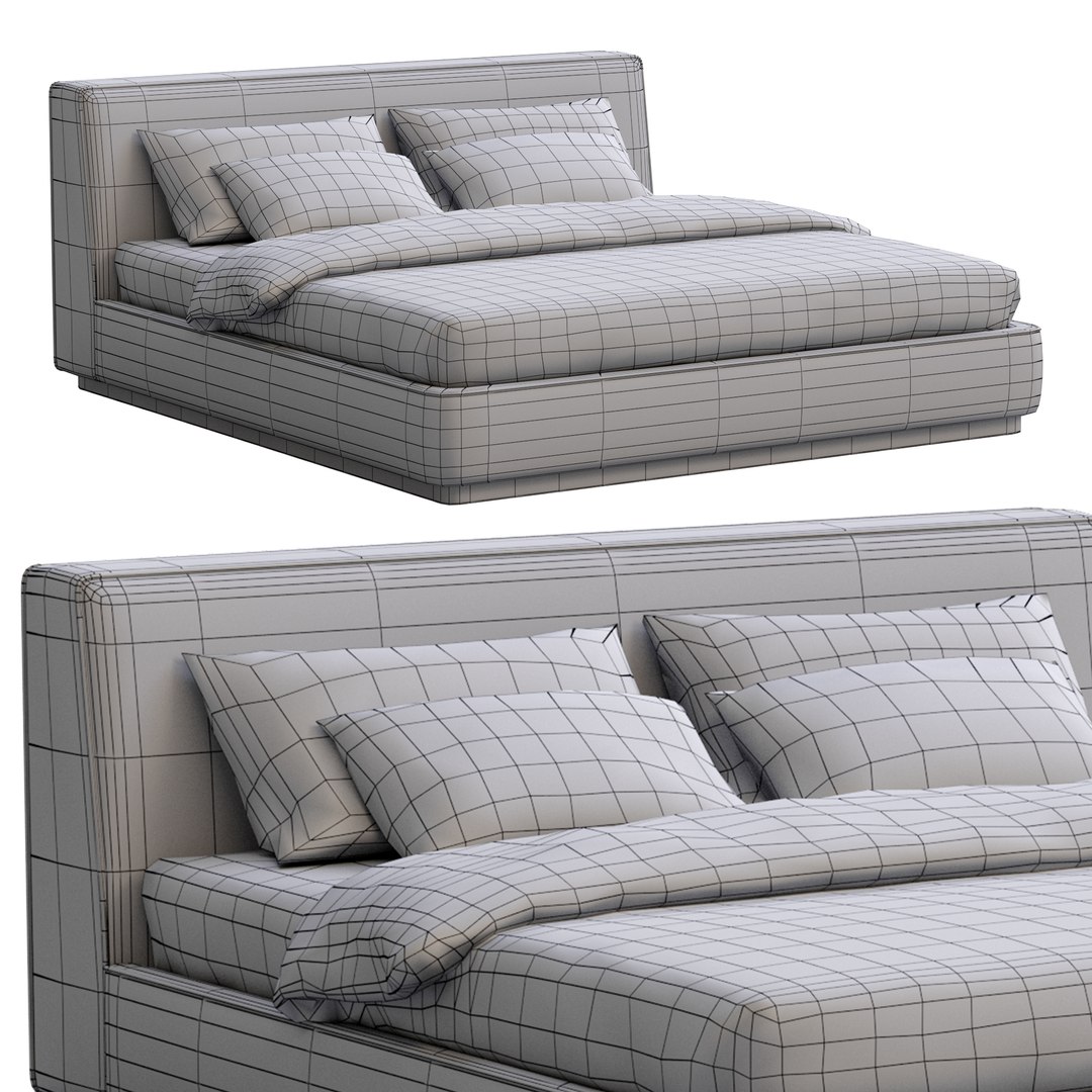 3D Model Alberta Bed Dion - TurboSquid 1895694