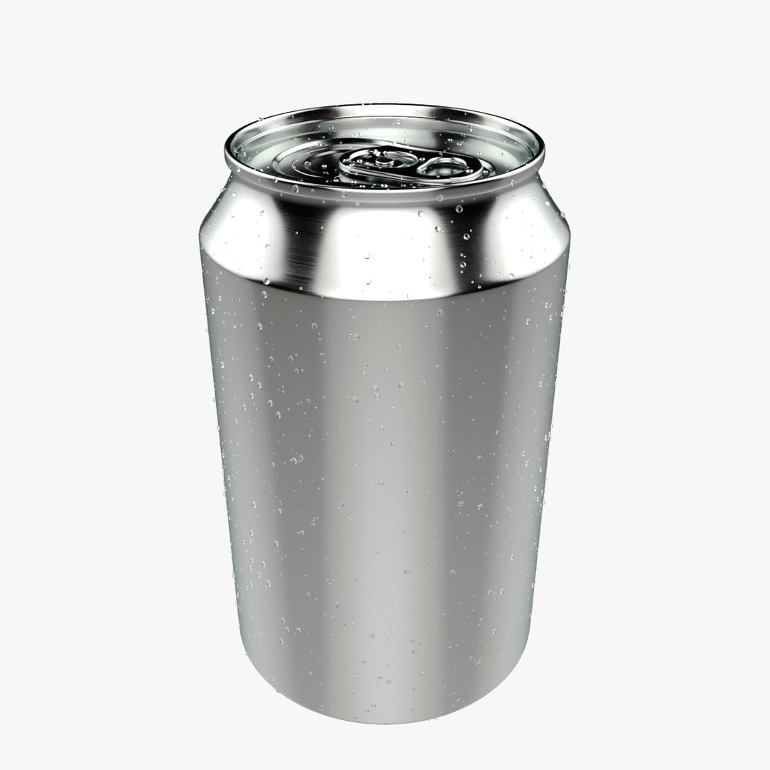 Classic Soda Can 330ml Water Drops 3D model - TurboSquid 1904589