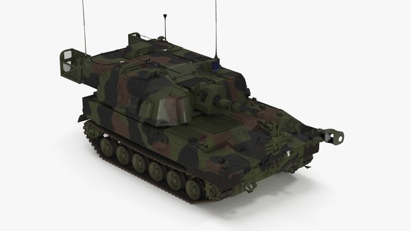 modelo 3d M109 Paladin Howitzer Camuflaje Color Aparejado - TurboSquid ...