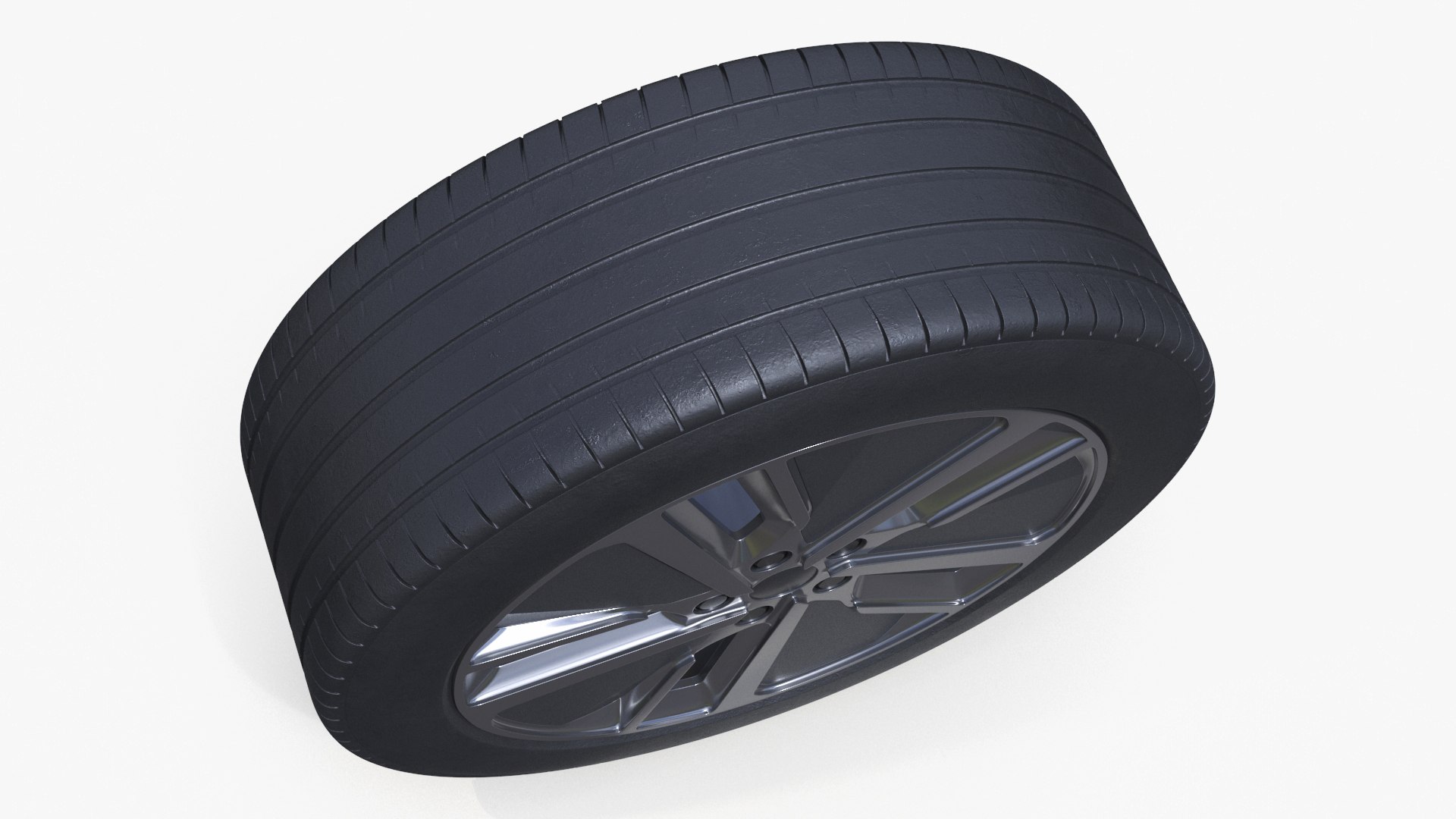 3D Model Phantom Alloy Wheel Gray - TurboSquid 2315147