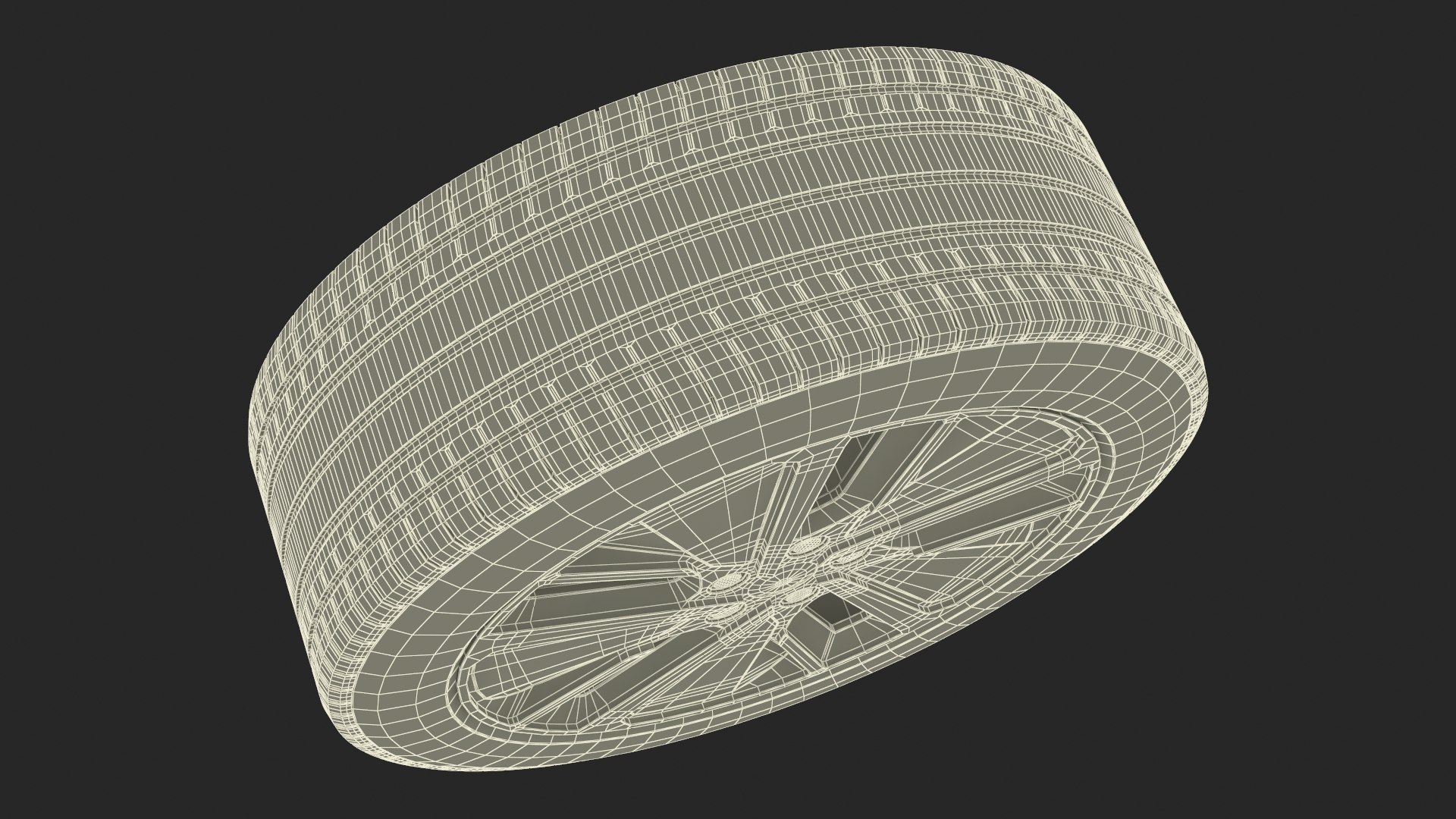 3D Model Phantom Alloy Wheel Gray - TurboSquid 2315147