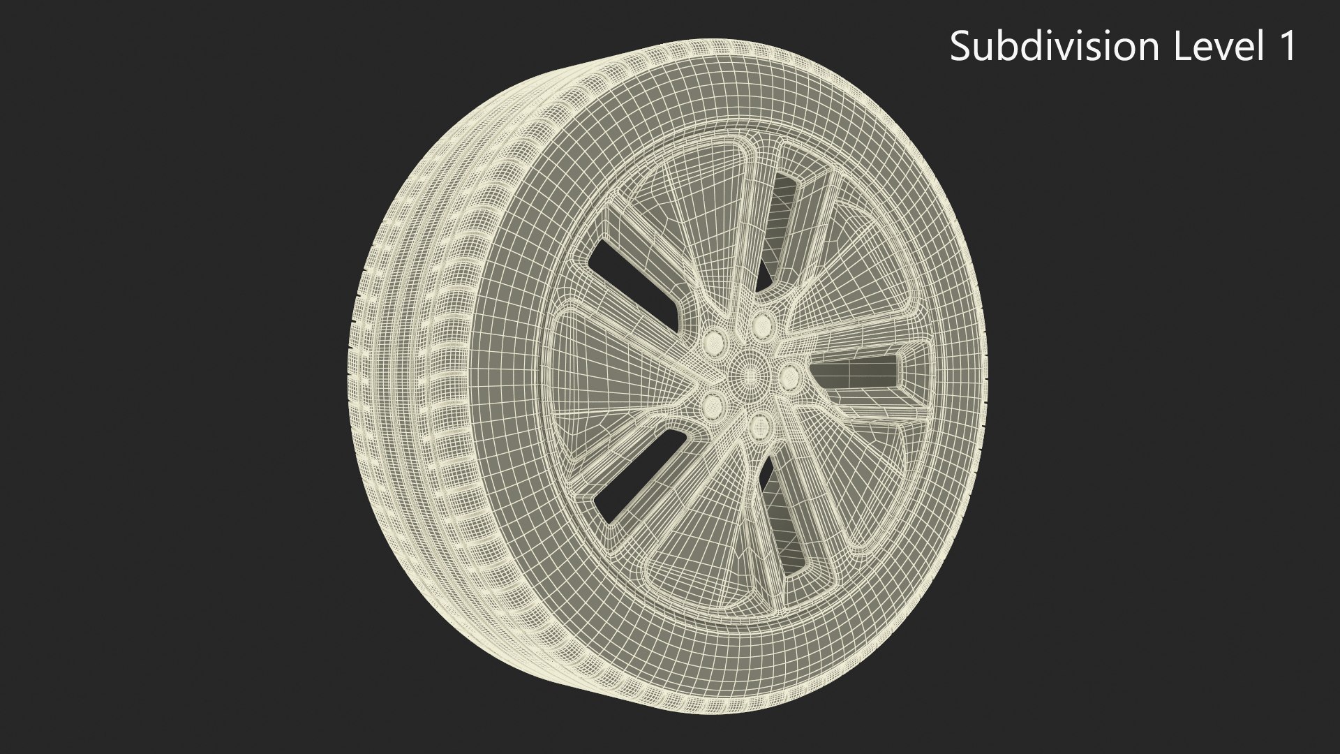 3D Model Phantom Alloy Wheel Gray - TurboSquid 2315147