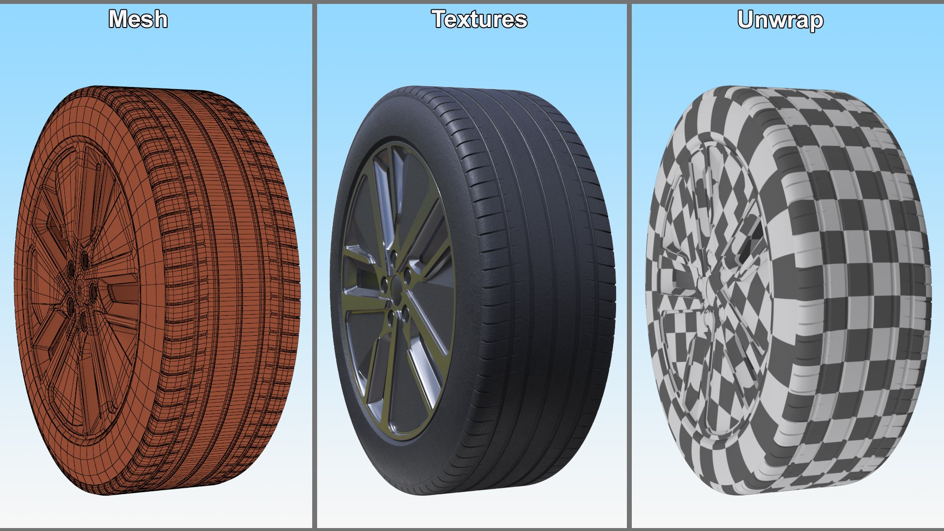 3D Model Phantom Alloy Wheel Gray - TurboSquid 2315147