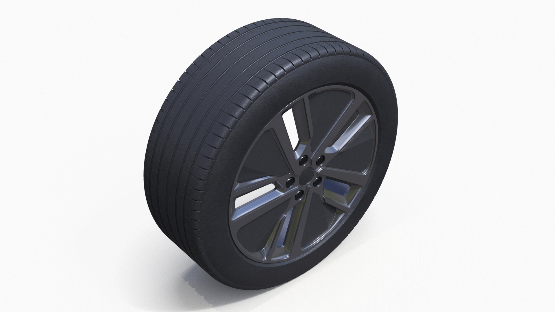 3D Model Phantom Alloy Wheel Gray - TurboSquid 2315147