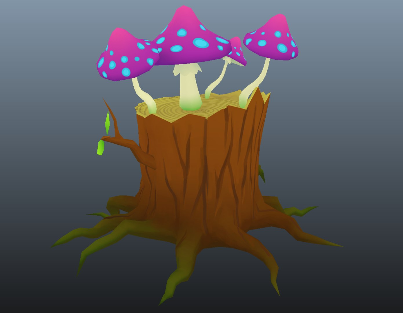 3d stumpy - character