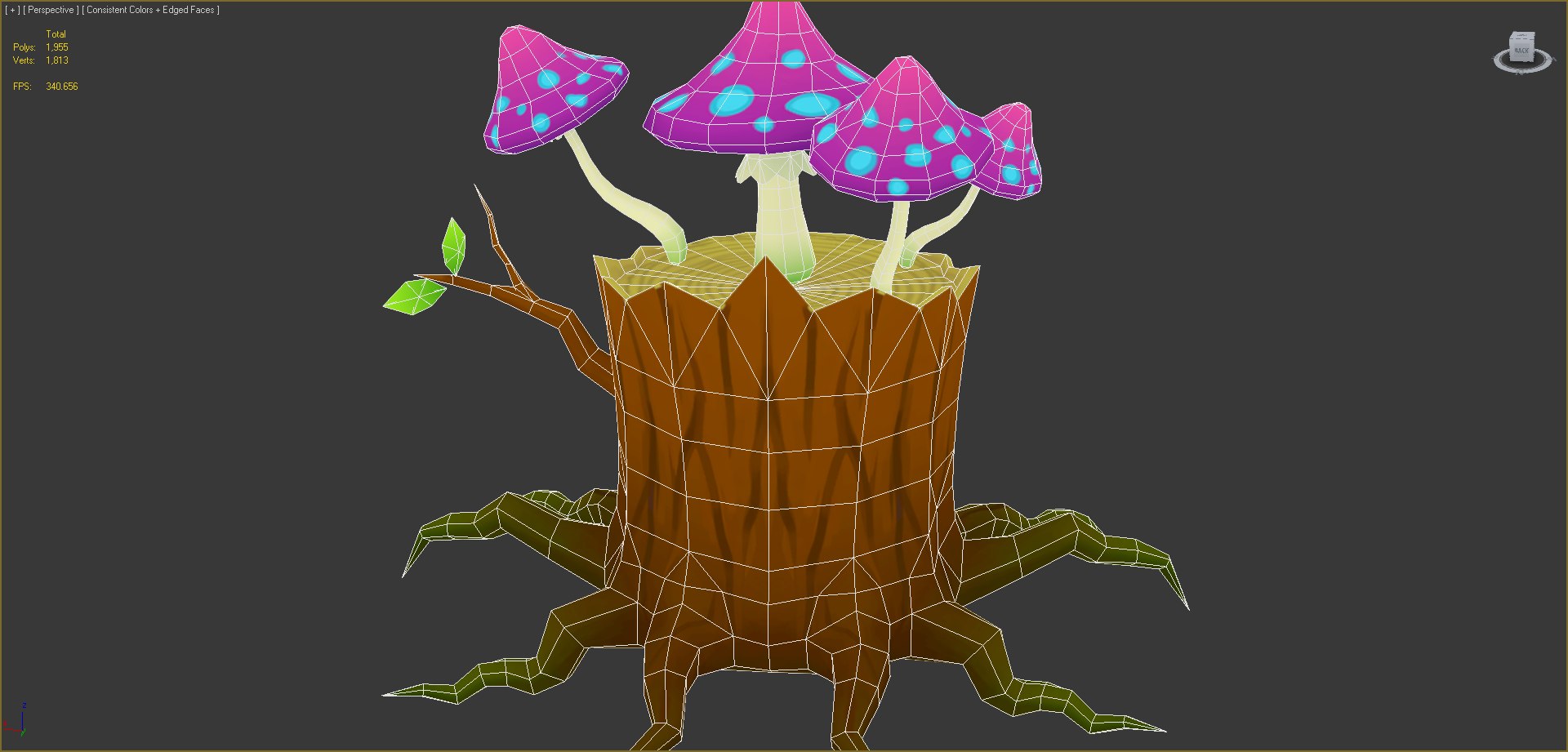 3d stumpy - character