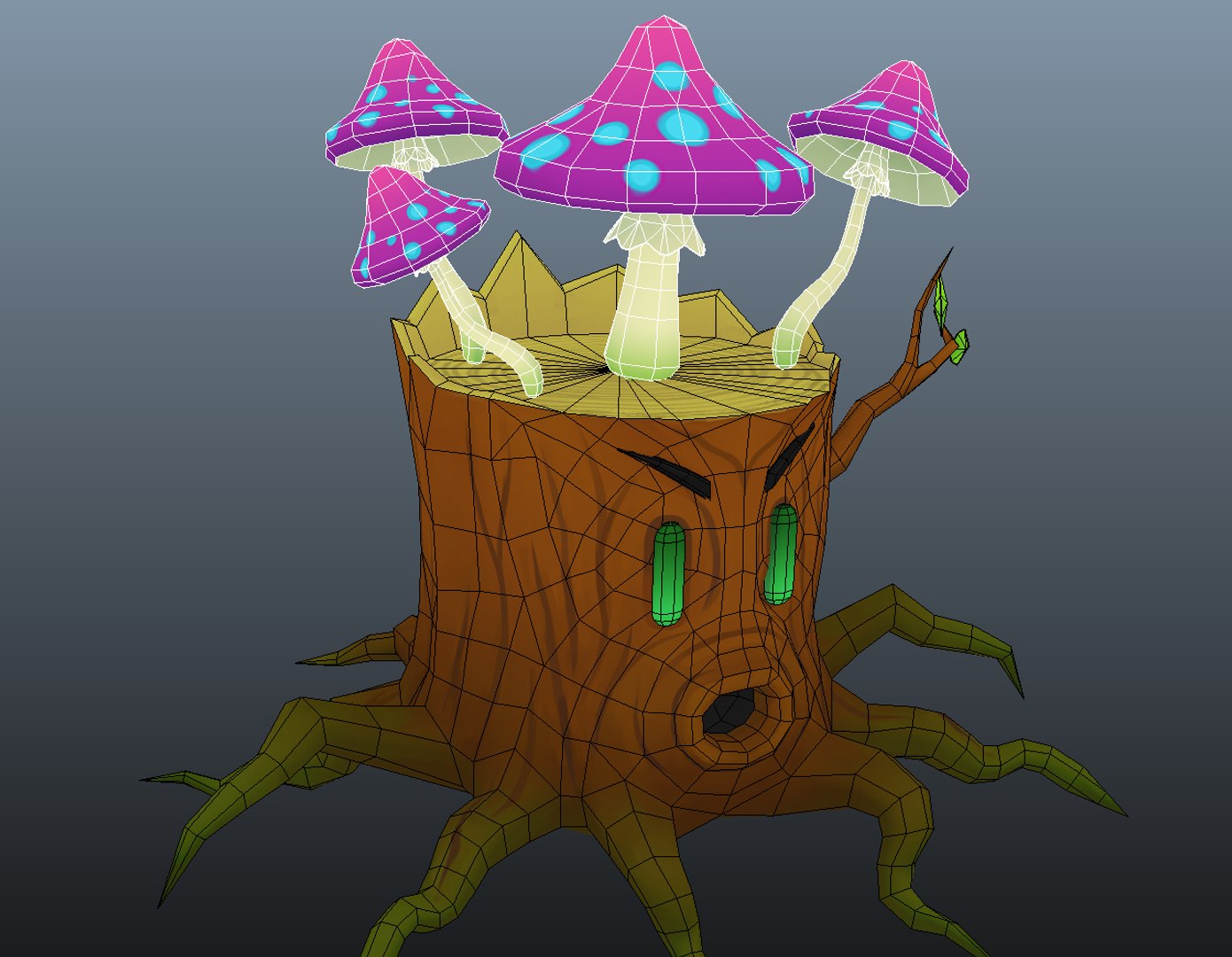 3d stumpy - character