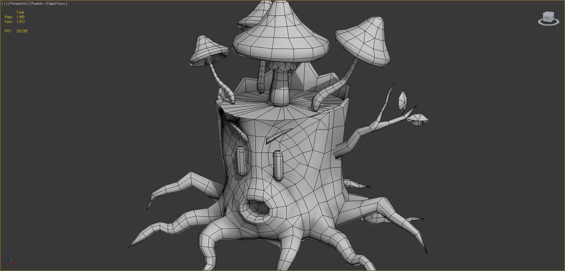 3d stumpy - character