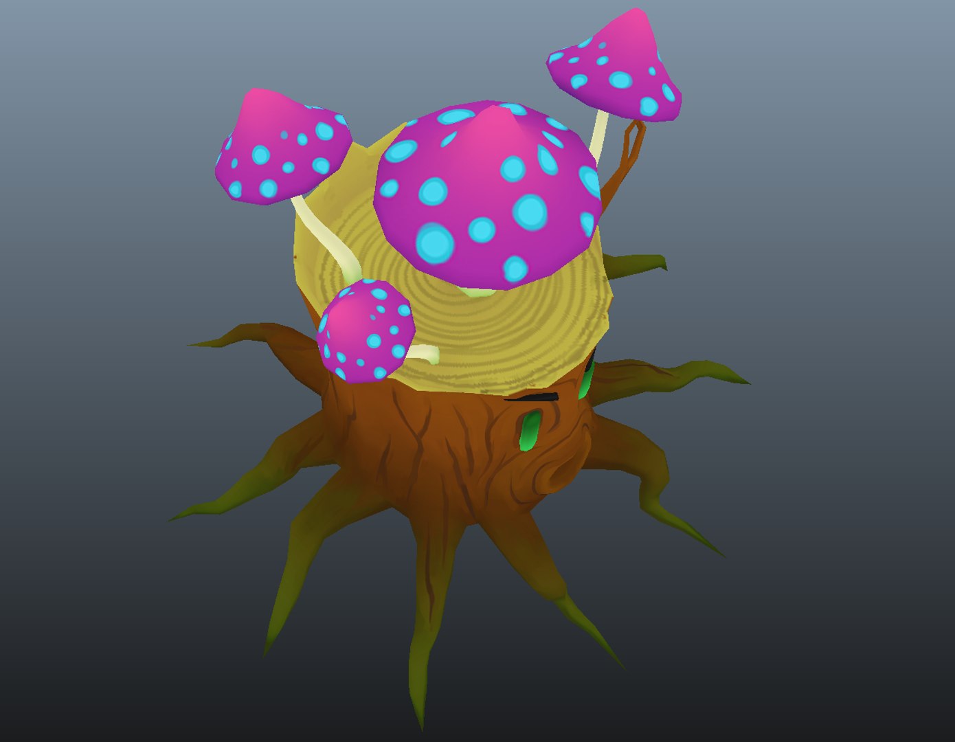 3d stumpy - character