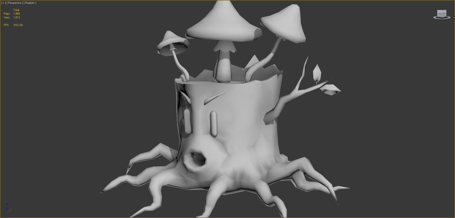 3d stumpy - character