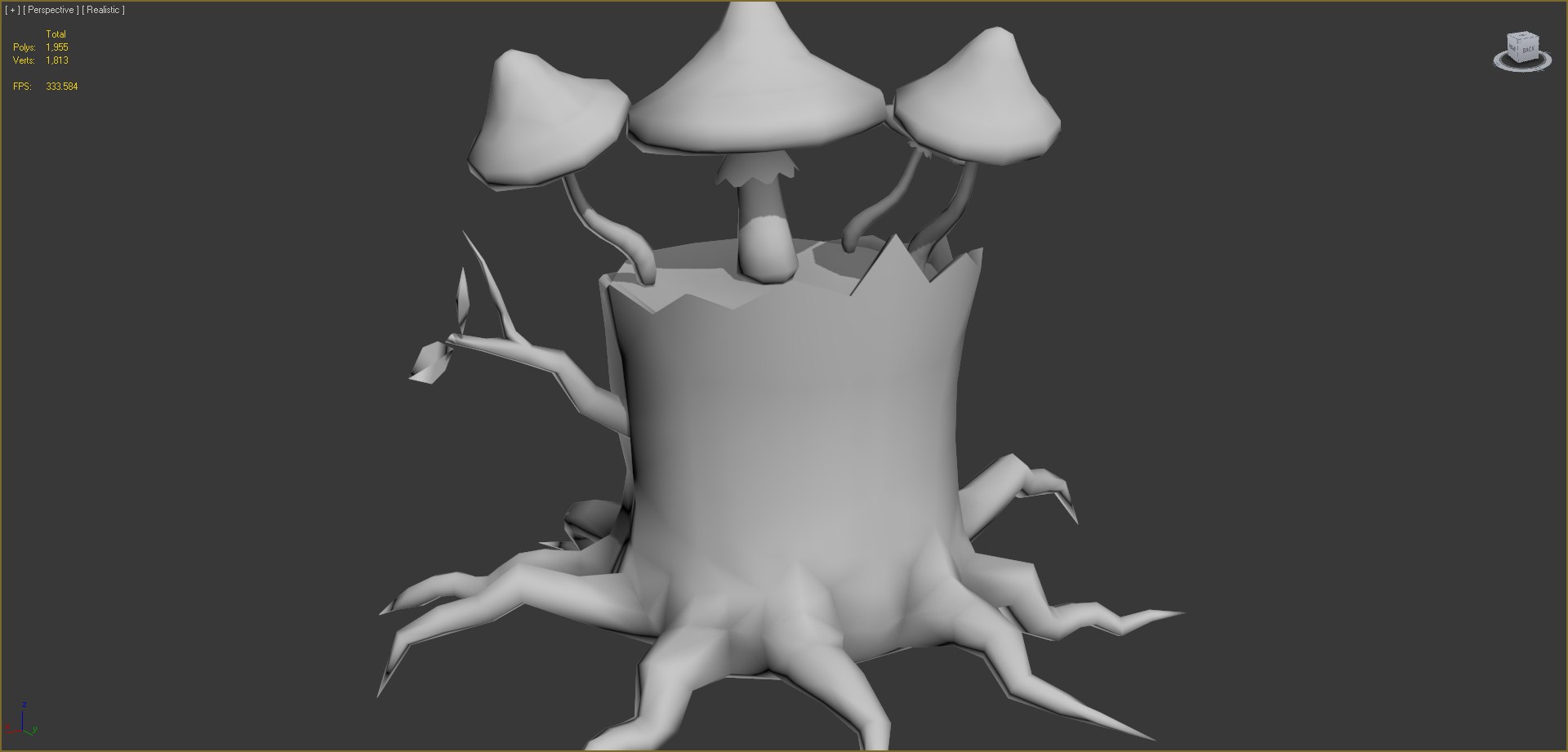 3d stumpy - character