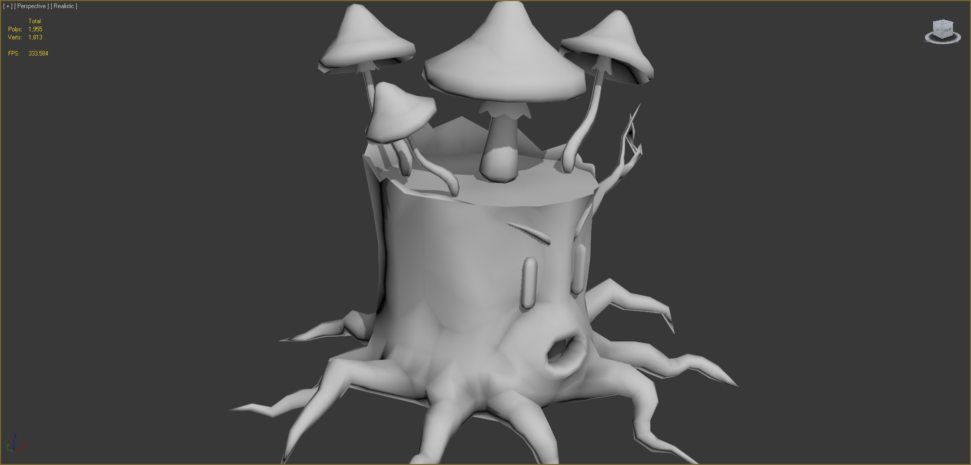 3d stumpy - character