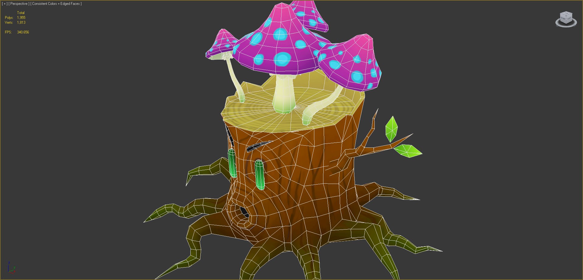 3d stumpy - character