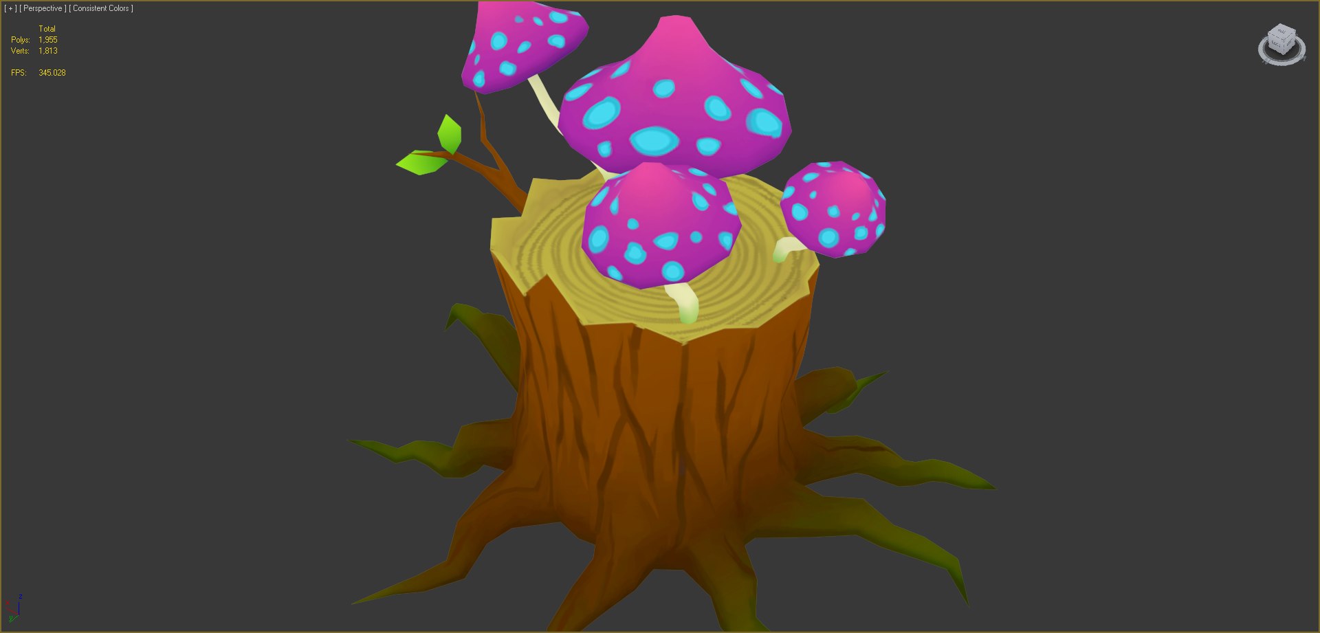 3d stumpy - character