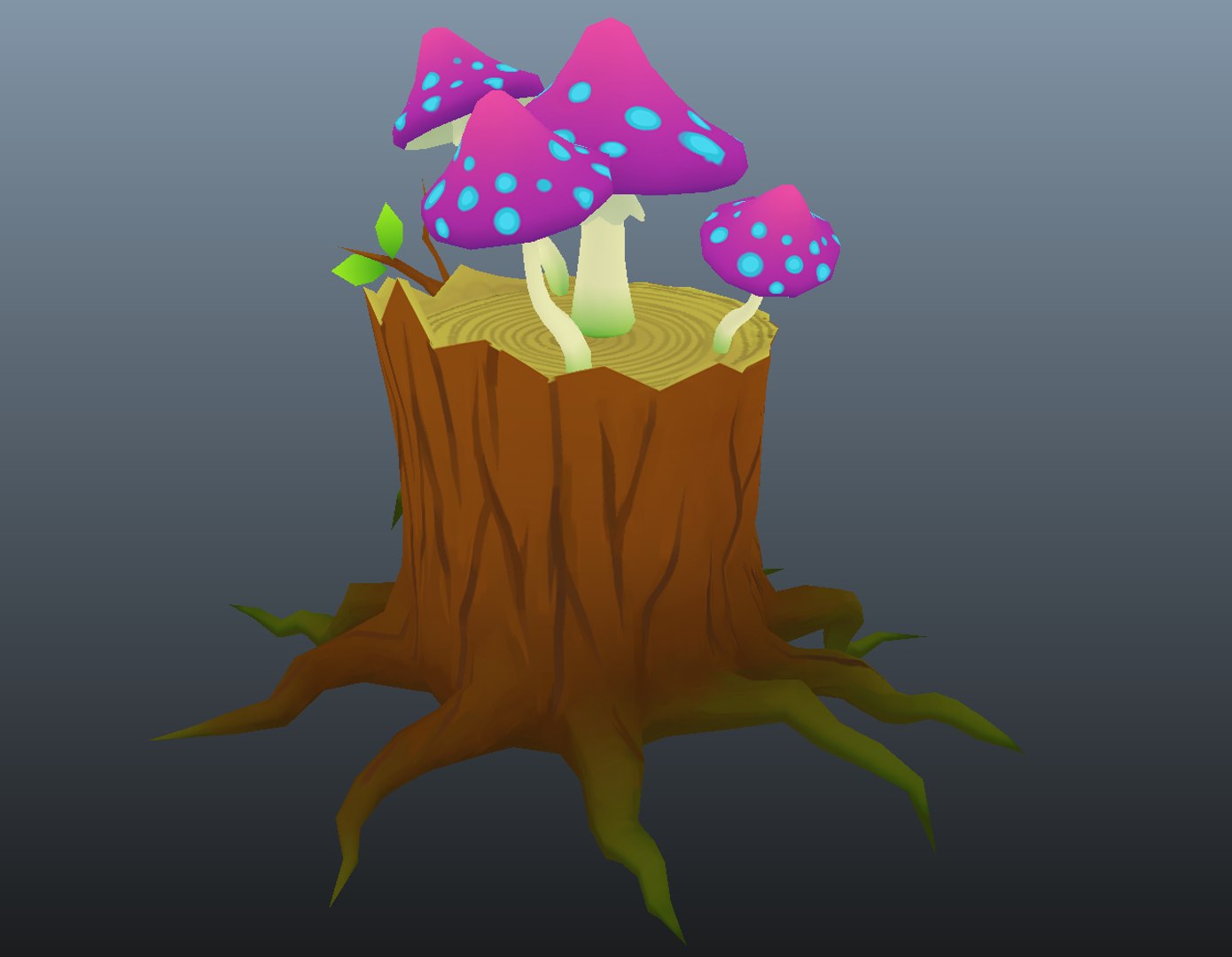 3d stumpy - character