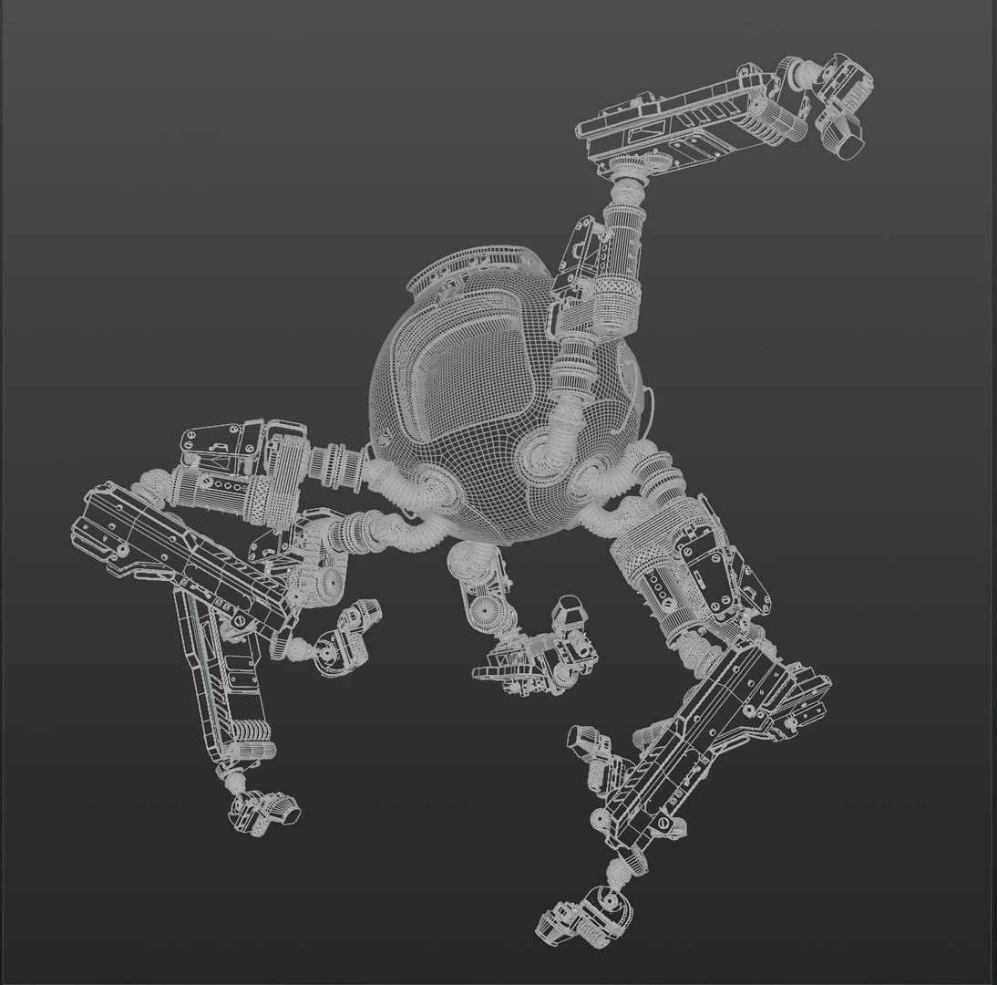 SPIDER ROBOT 3D Model - TurboSquid 1937577