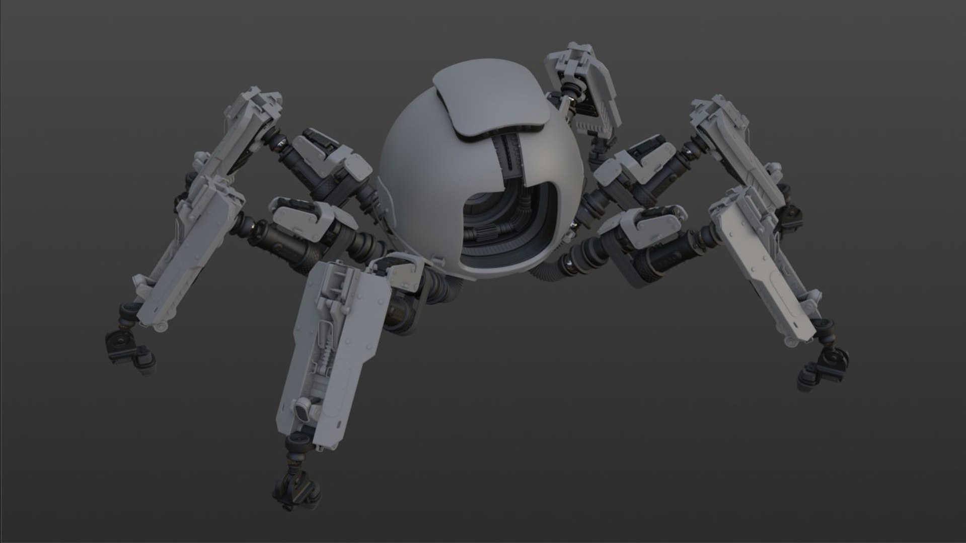 SPIDER ROBOT 3D Model - TurboSquid 1937577