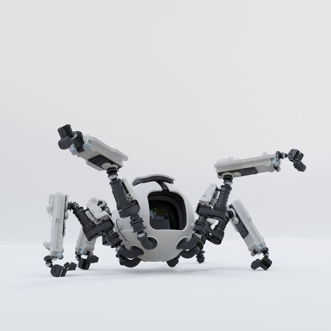 SPIDER ROBOT 3D Model - TurboSquid 1937577