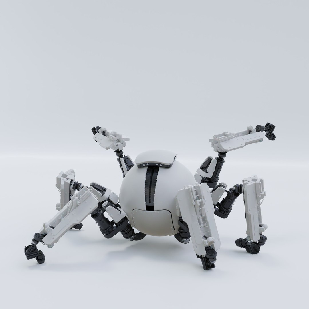 SPIDER ROBOT 3D Model - TurboSquid 1937577