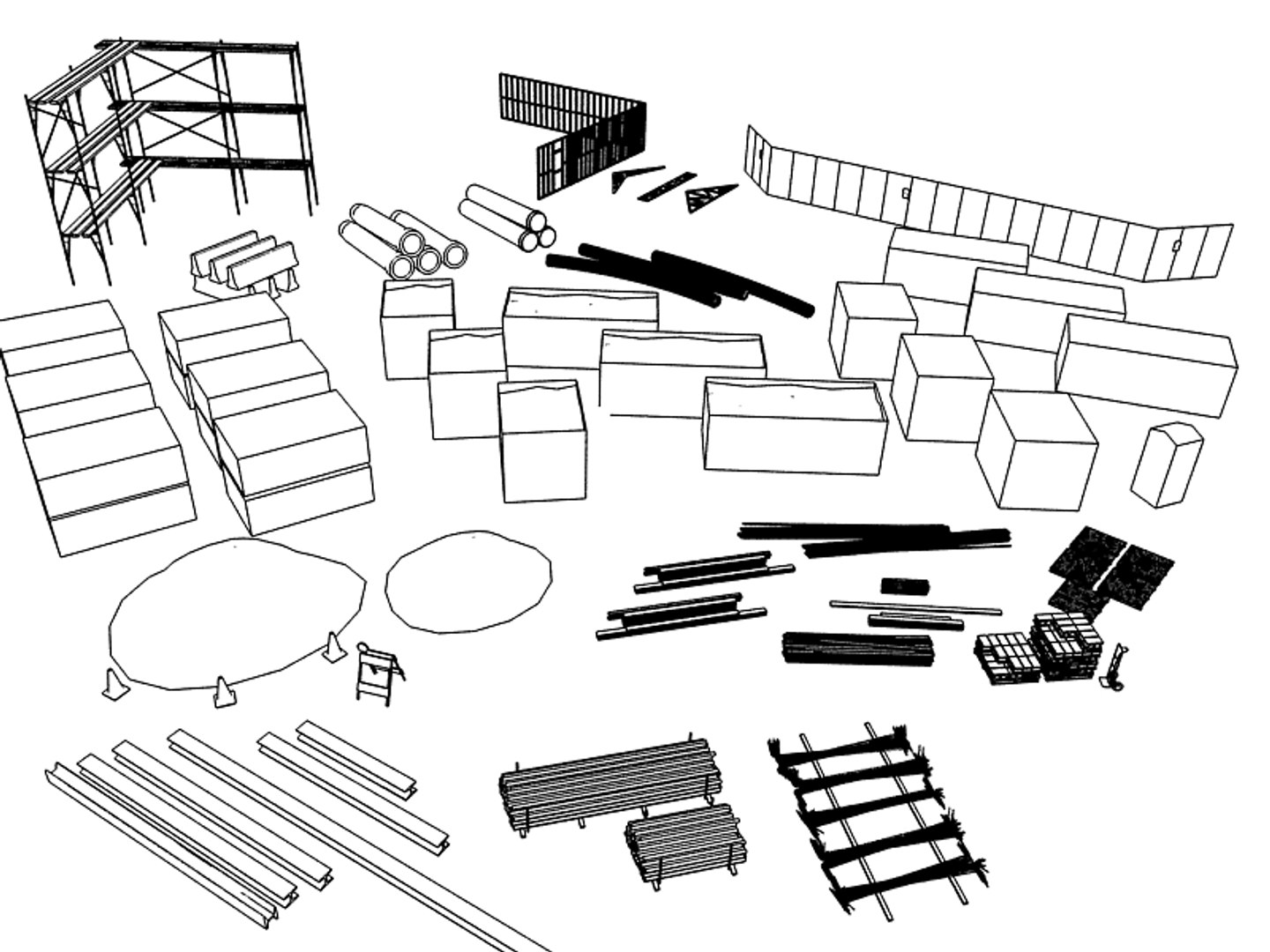 Max Construction Site Object