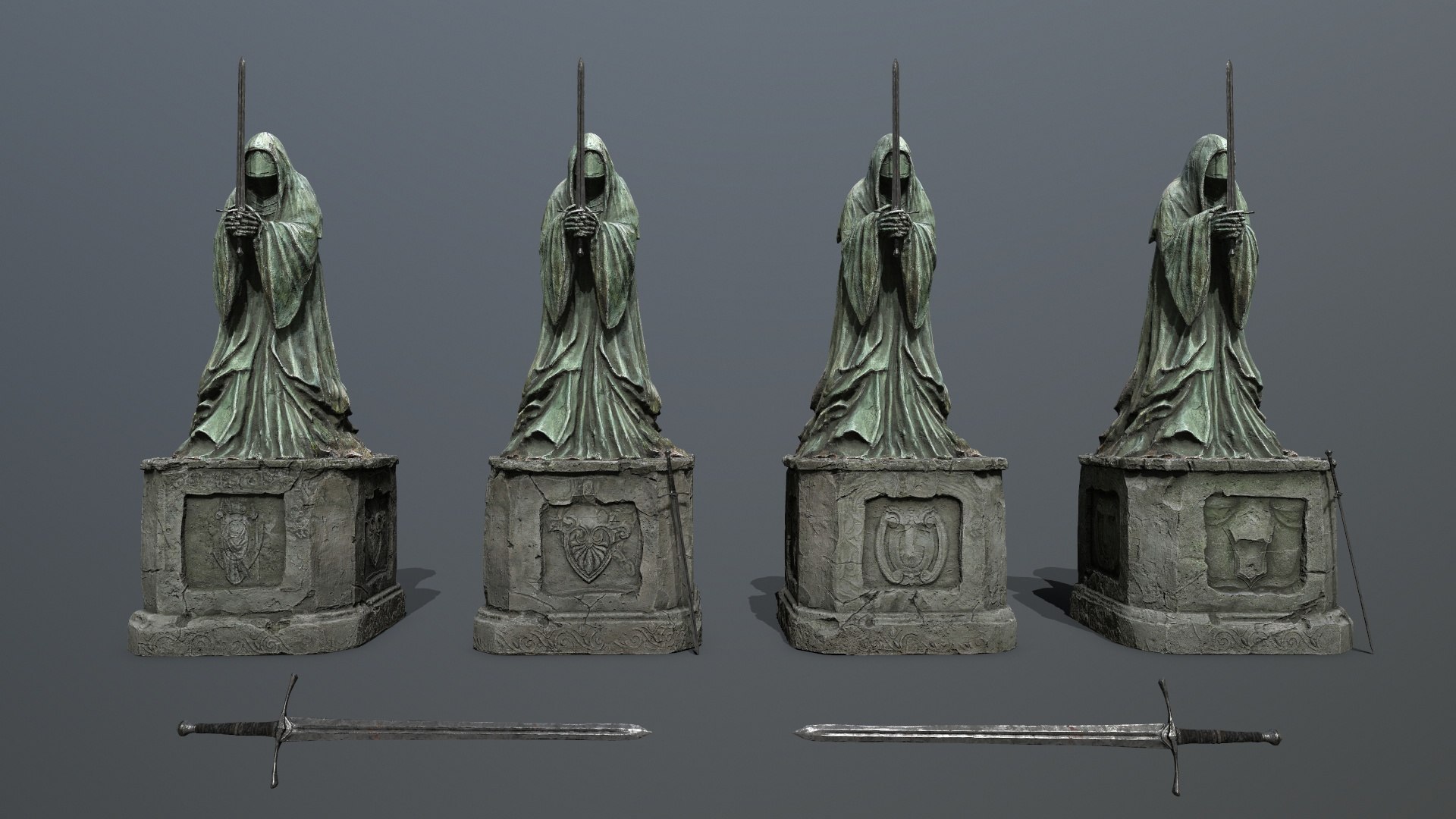 3D Ruin Set - TurboSquid 2382102