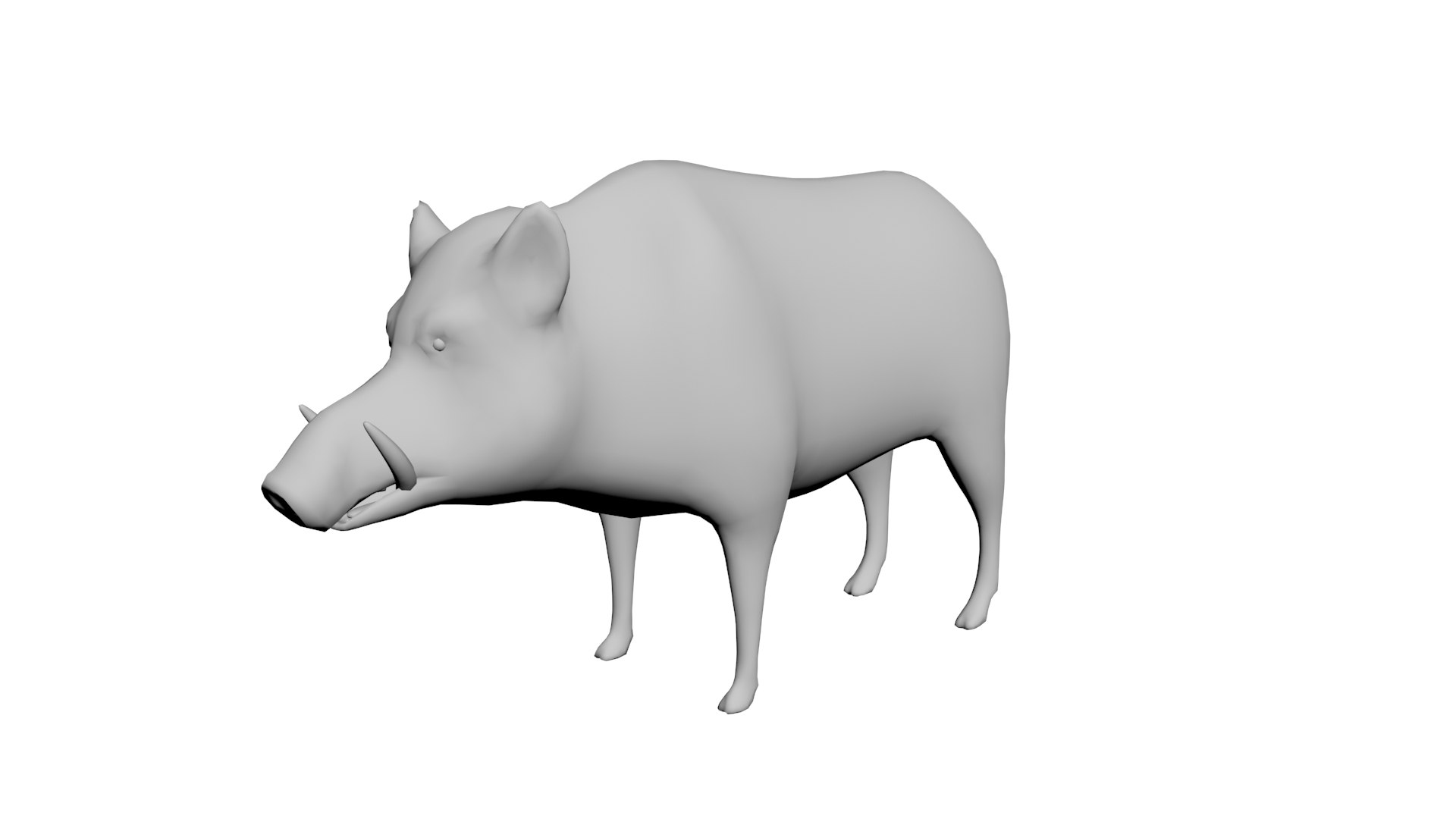 Boar 3D - TurboSquid 1782283