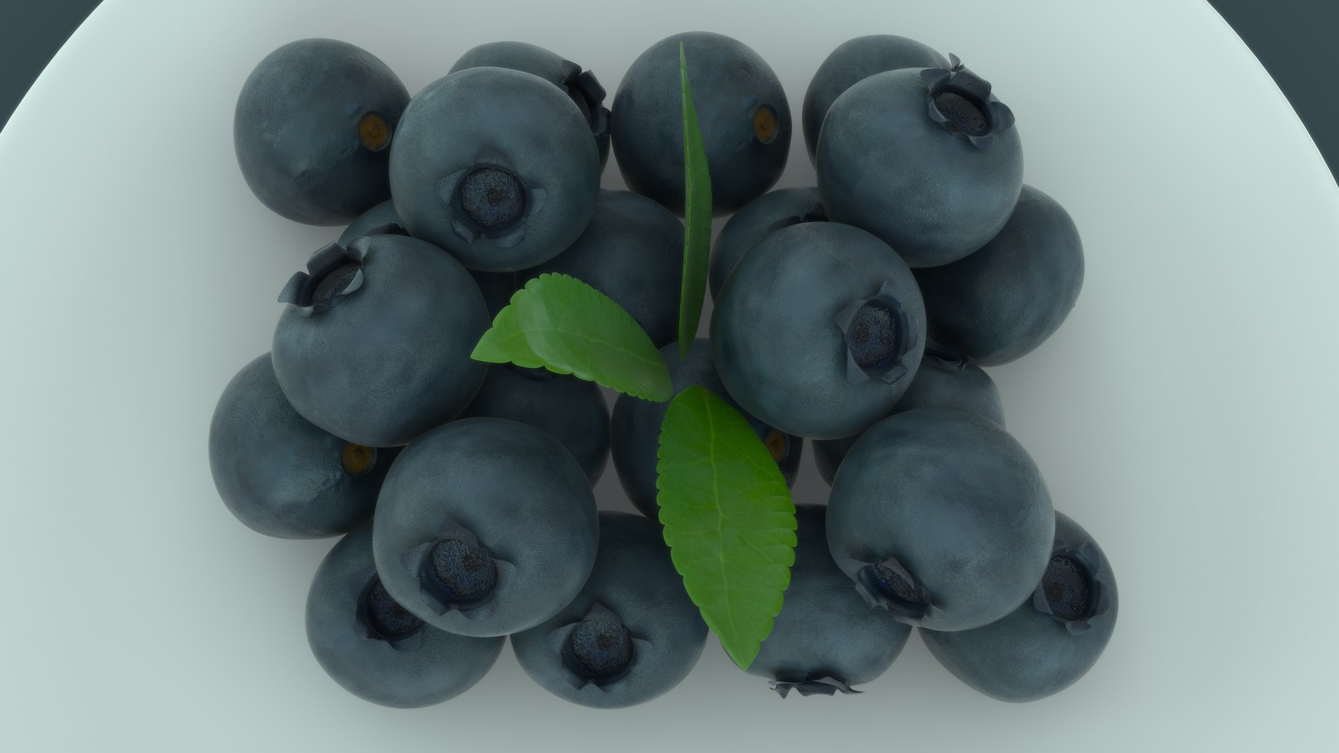 3D Blueberry Model - TurboSquid 2174344
