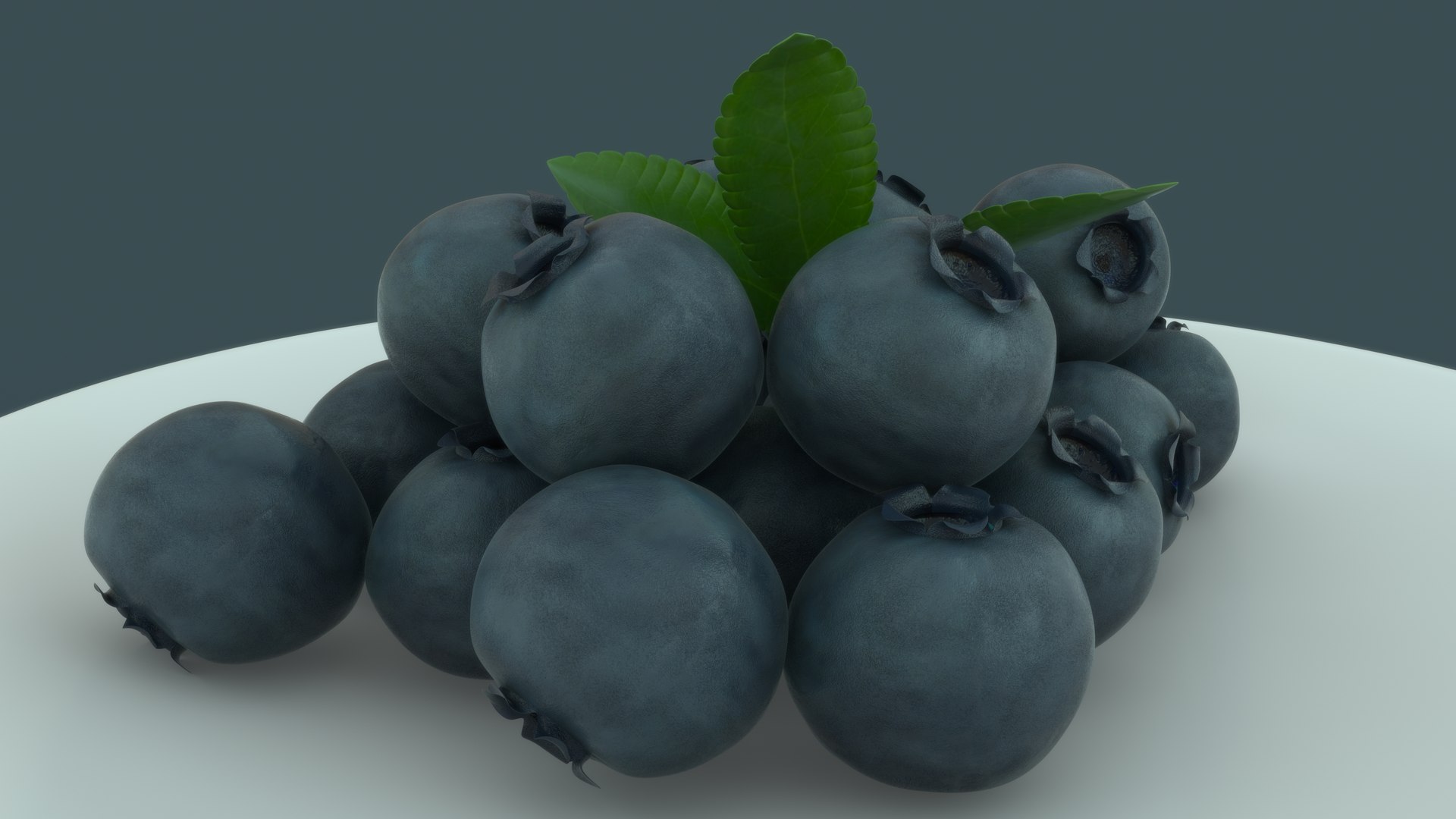 3D Blueberry Model - TurboSquid 2174344