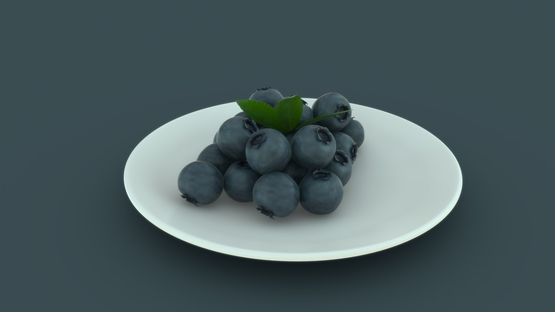 3D Blueberry Model - TurboSquid 2174344