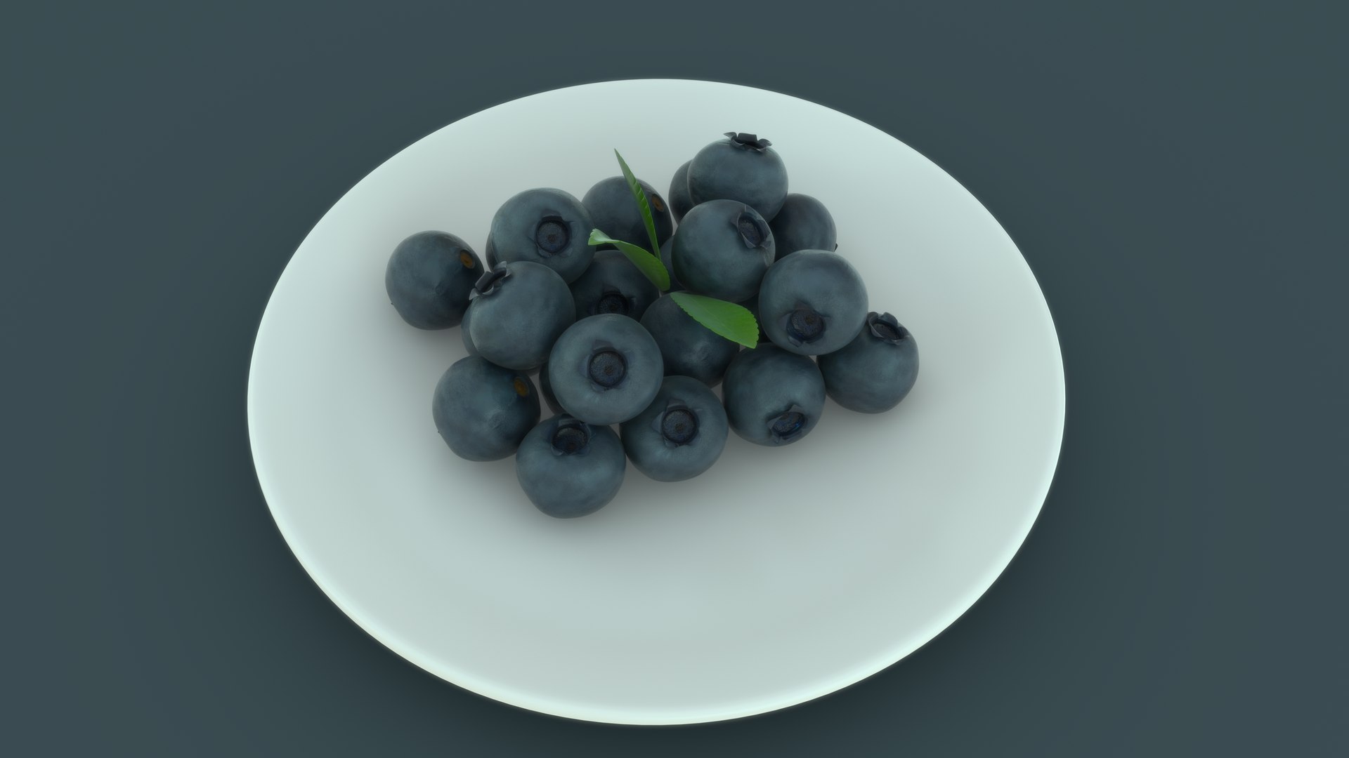 3D Blueberry Model - TurboSquid 2174344