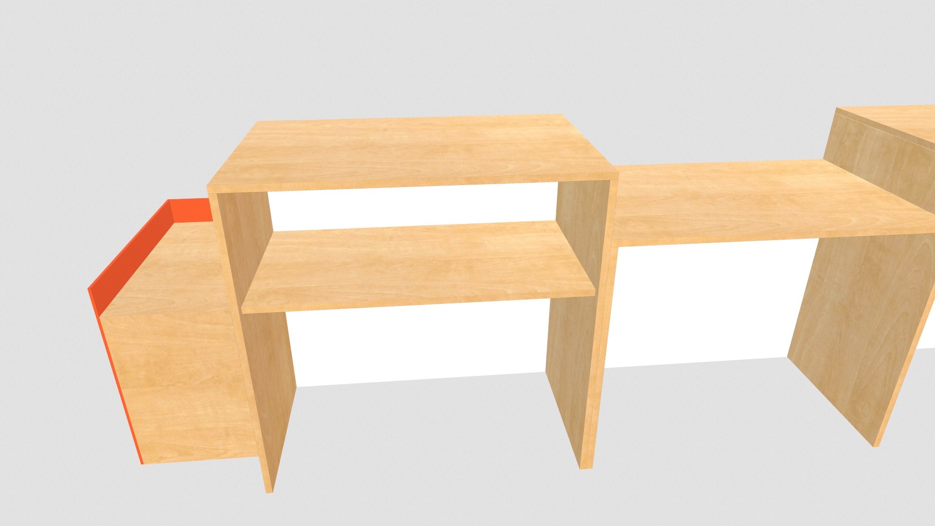 3D Counter Table - TurboSquid 2331170