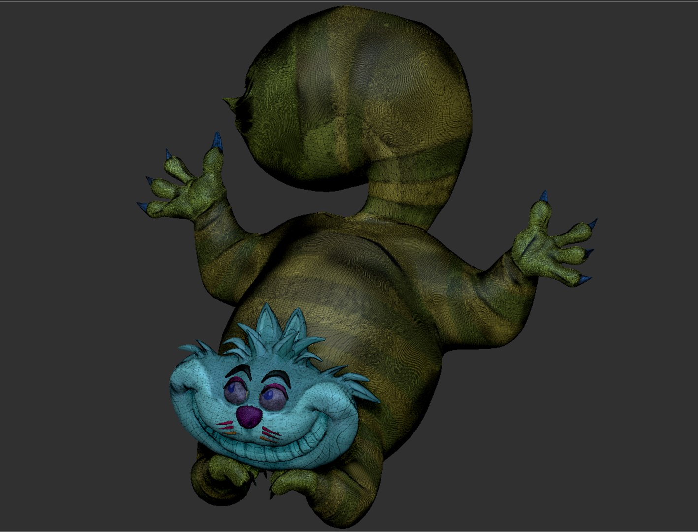 3D Chesire Cat Disney Model - TurboSquid 1667396