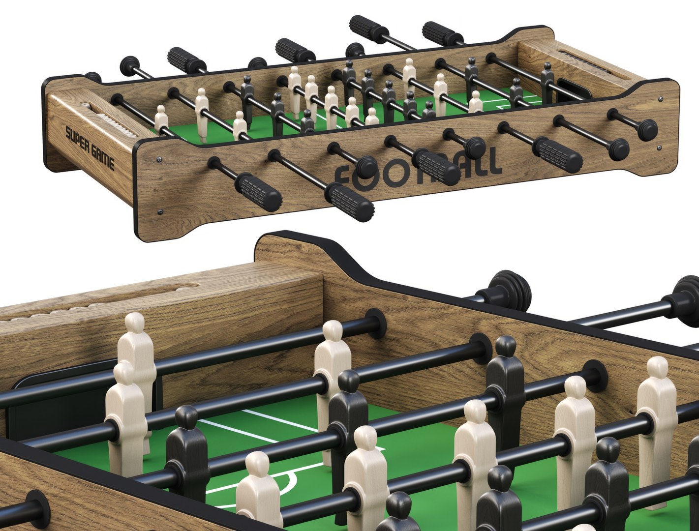 3D Table Football Super Game Model - TurboSquid 2284983