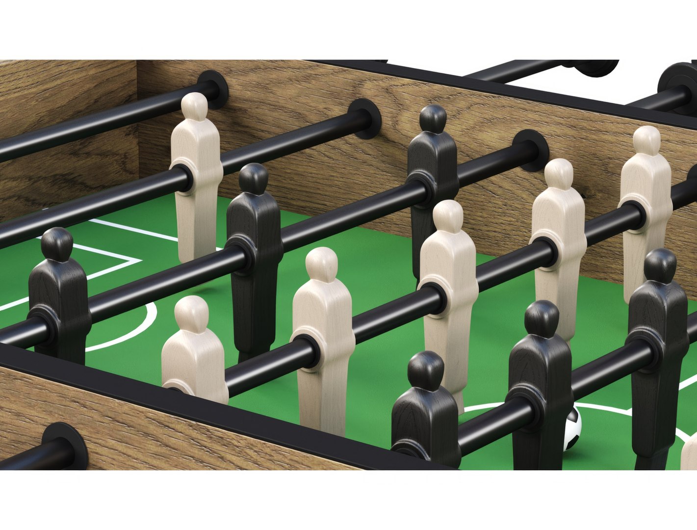 3D Table Football Super Game Model - TurboSquid 2284983