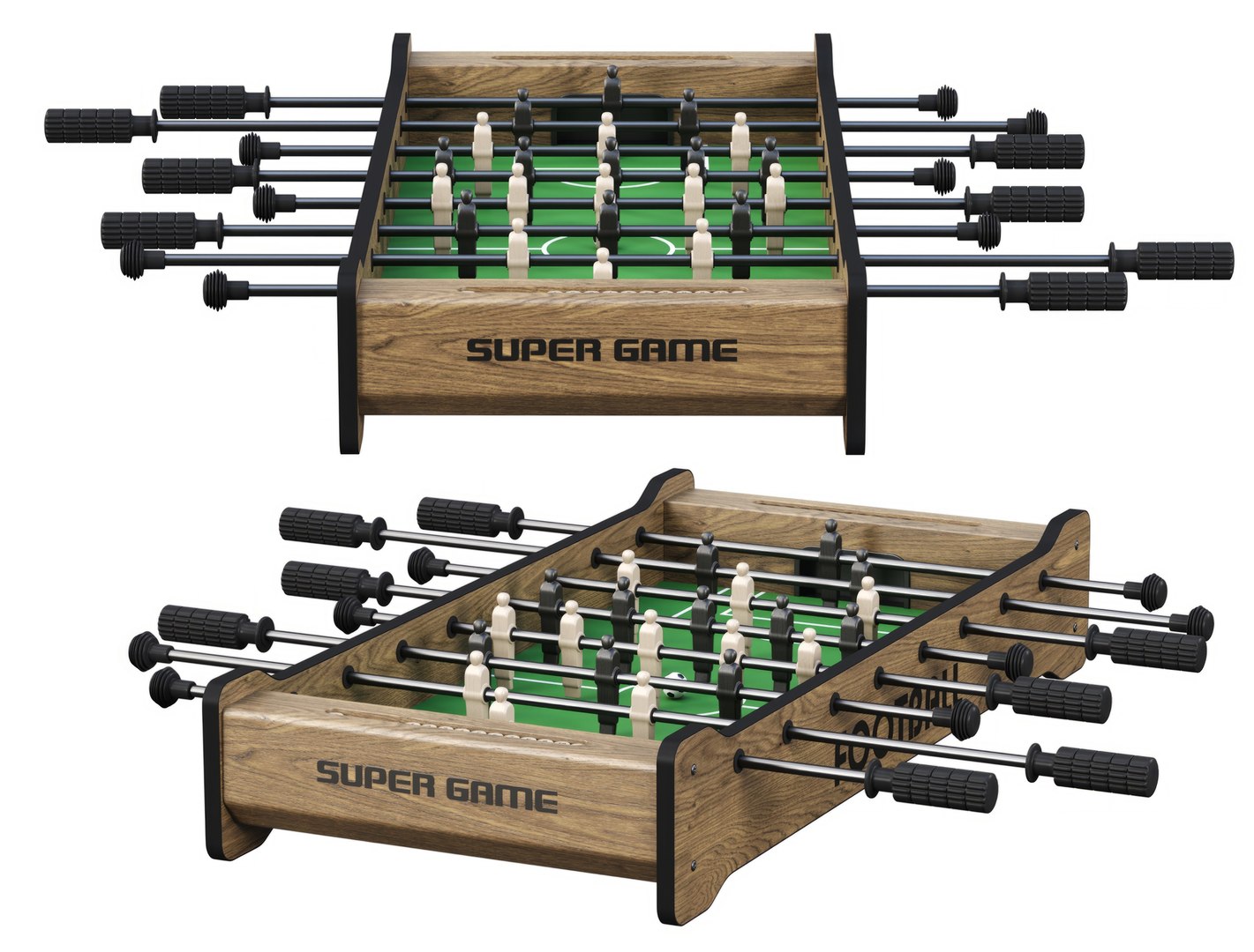 3D Table Football Super Game Model - TurboSquid 2284983