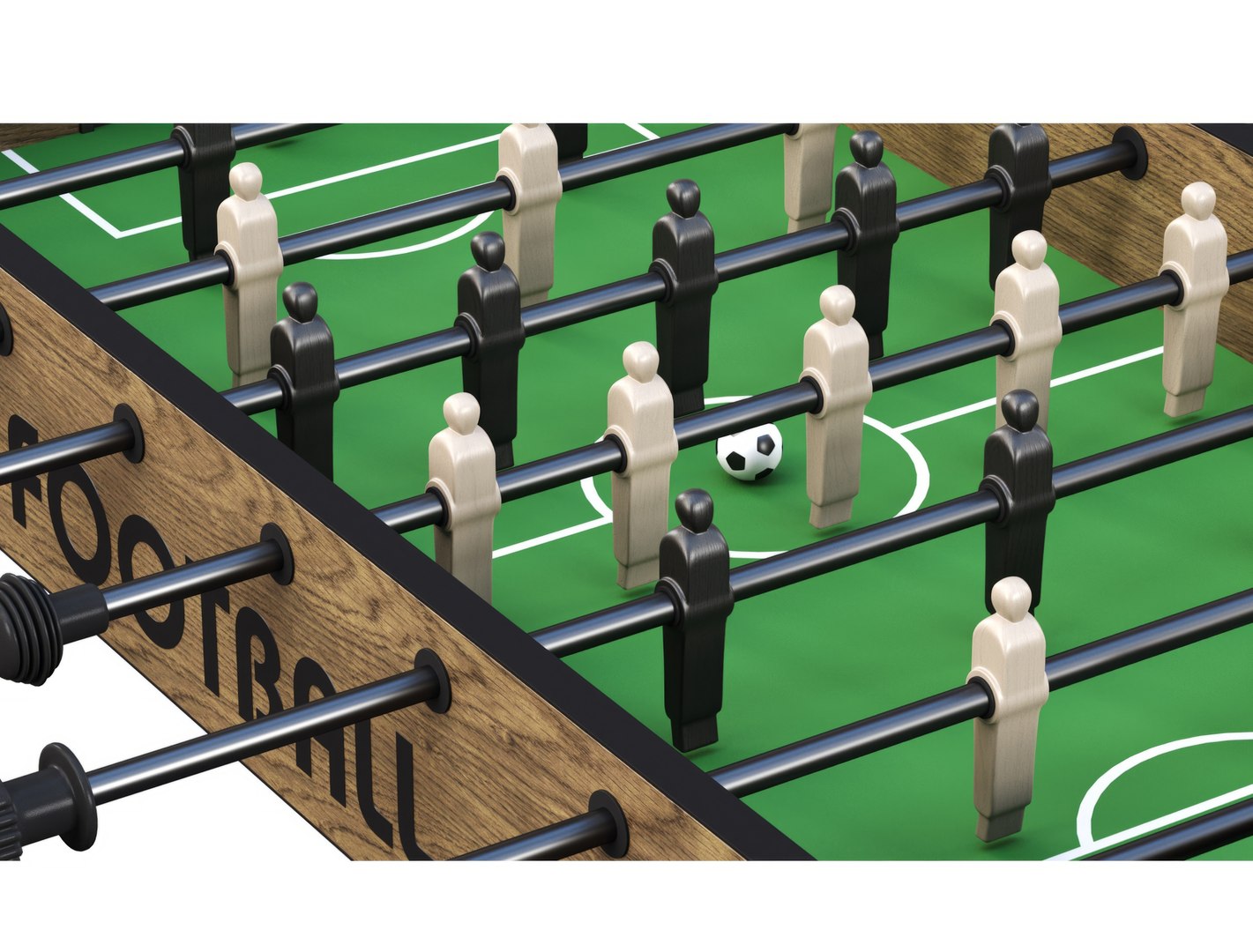 3D Table Football Super Game Model - TurboSquid 2284983
