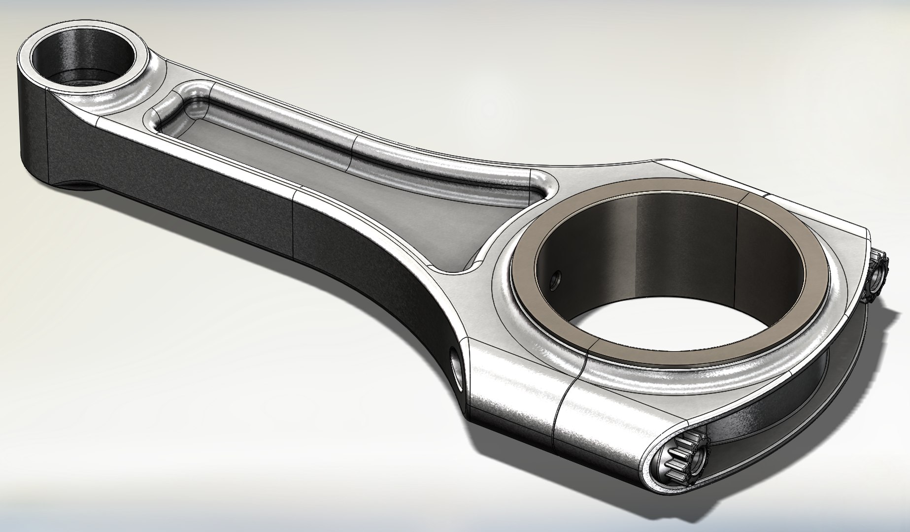 Engine Connecting Rod 3d 3ds