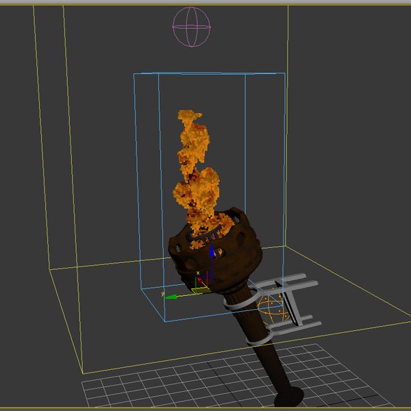 3d model torch vfx