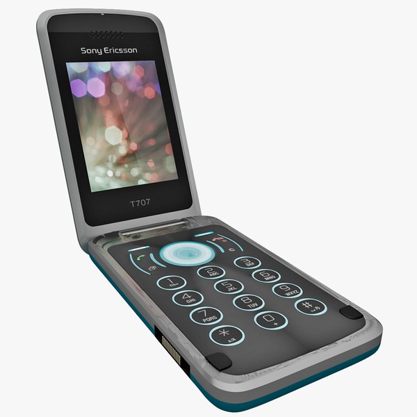 sony ericsson t707 3d model