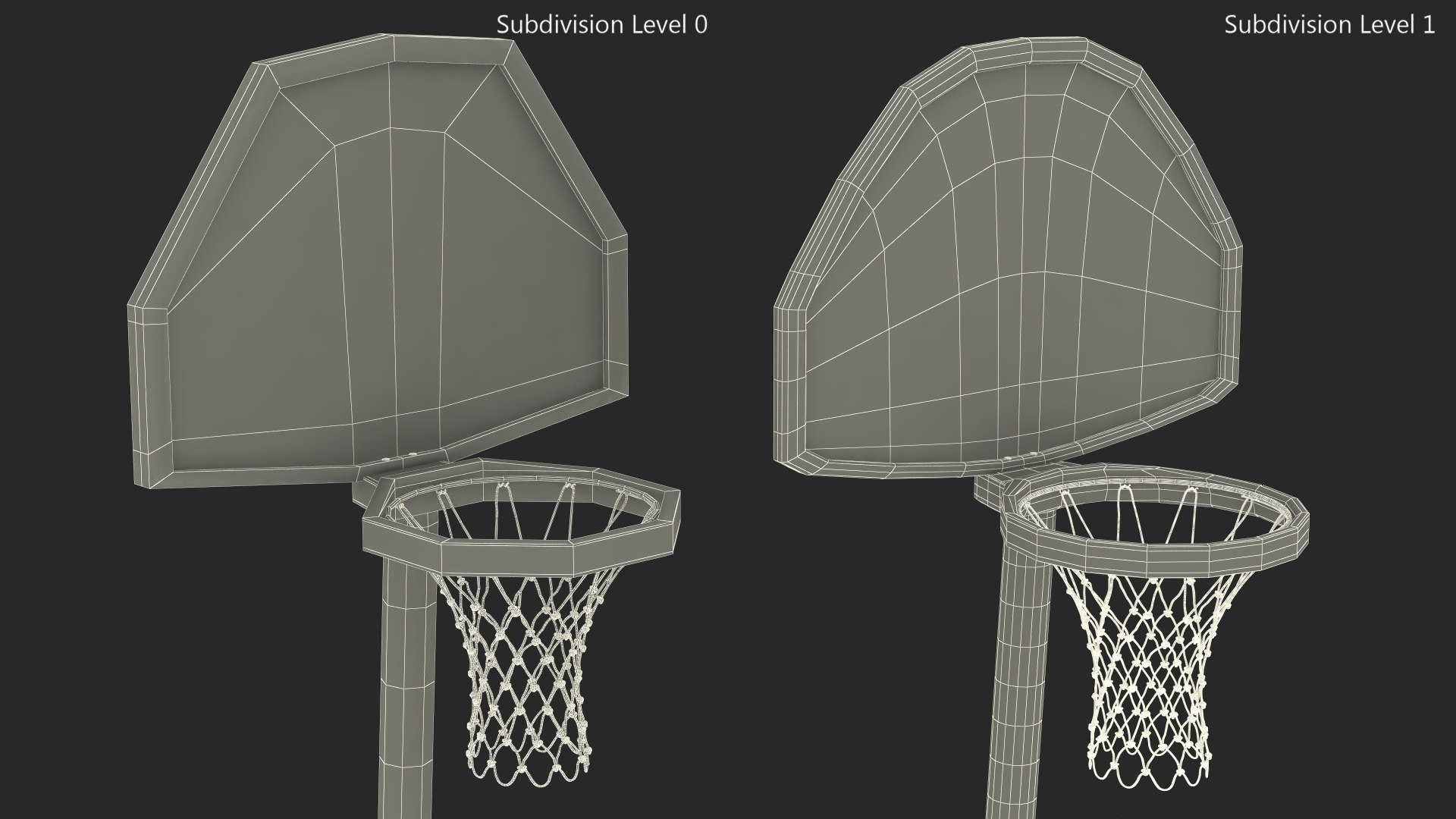 Adjustable Basketball Hoop With Stand 3D Model - TurboSquid 2195767