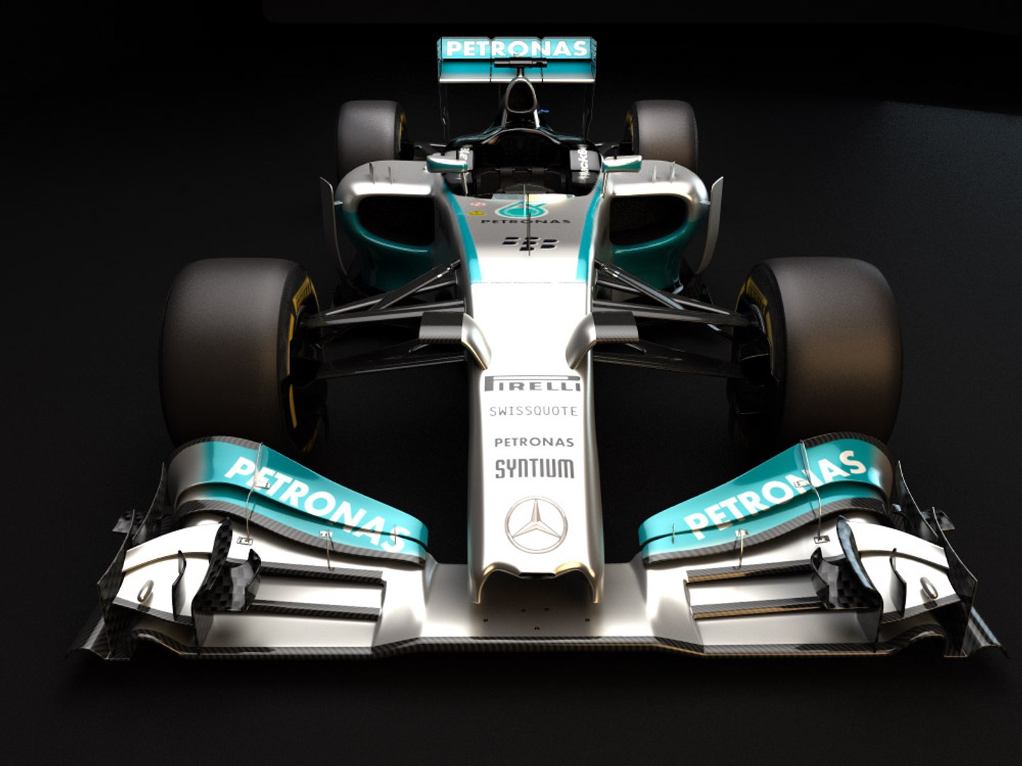 3d Model Mercedes Benz W05 2014