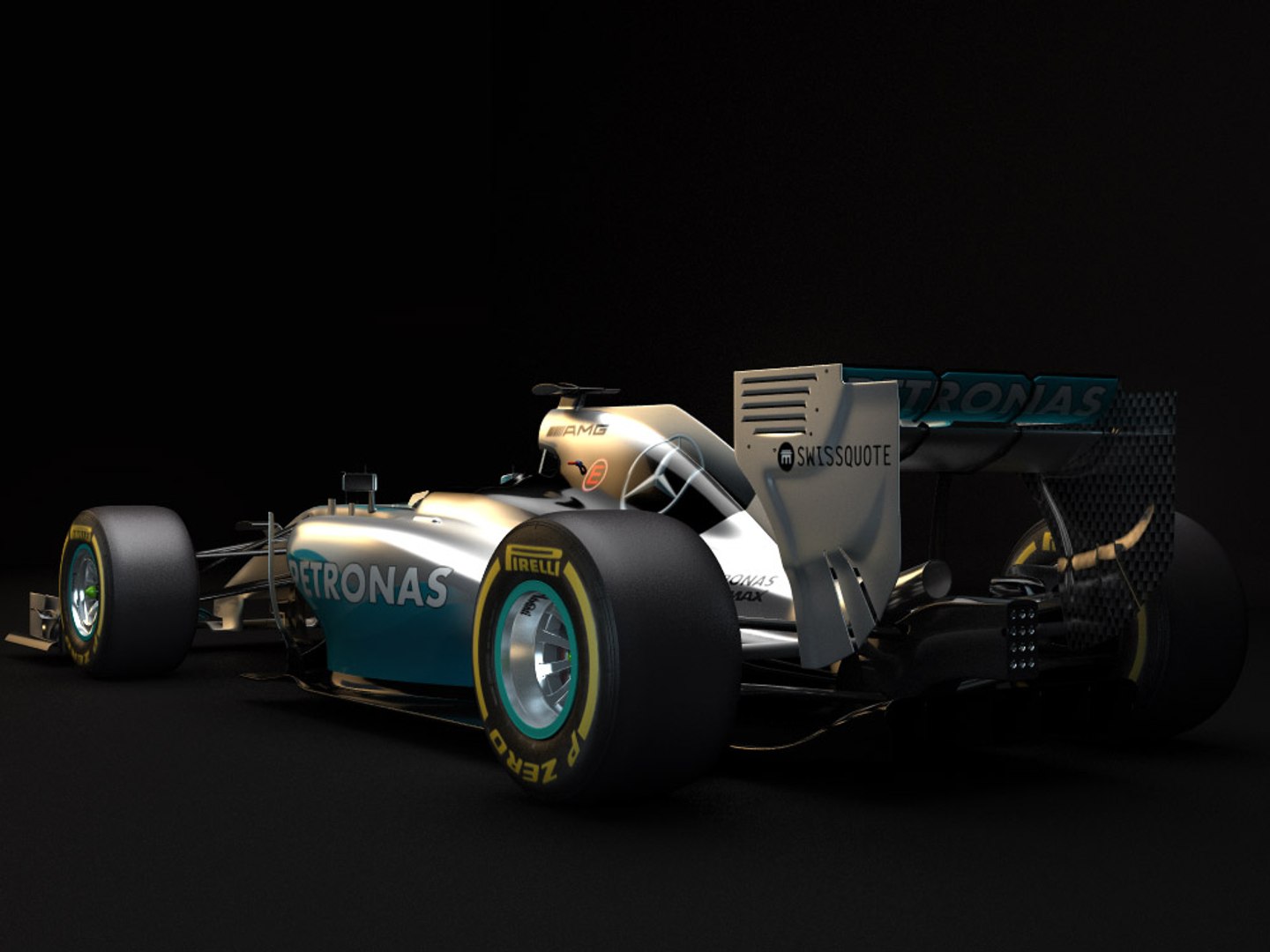 3d Model Mercedes Benz W05 2014
