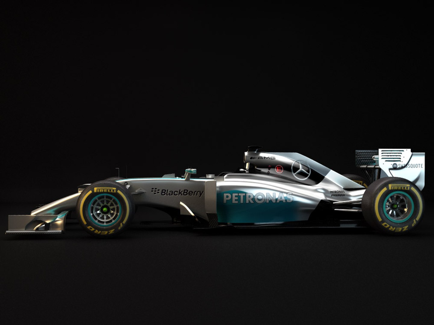3d Model Mercedes Benz W05 2014