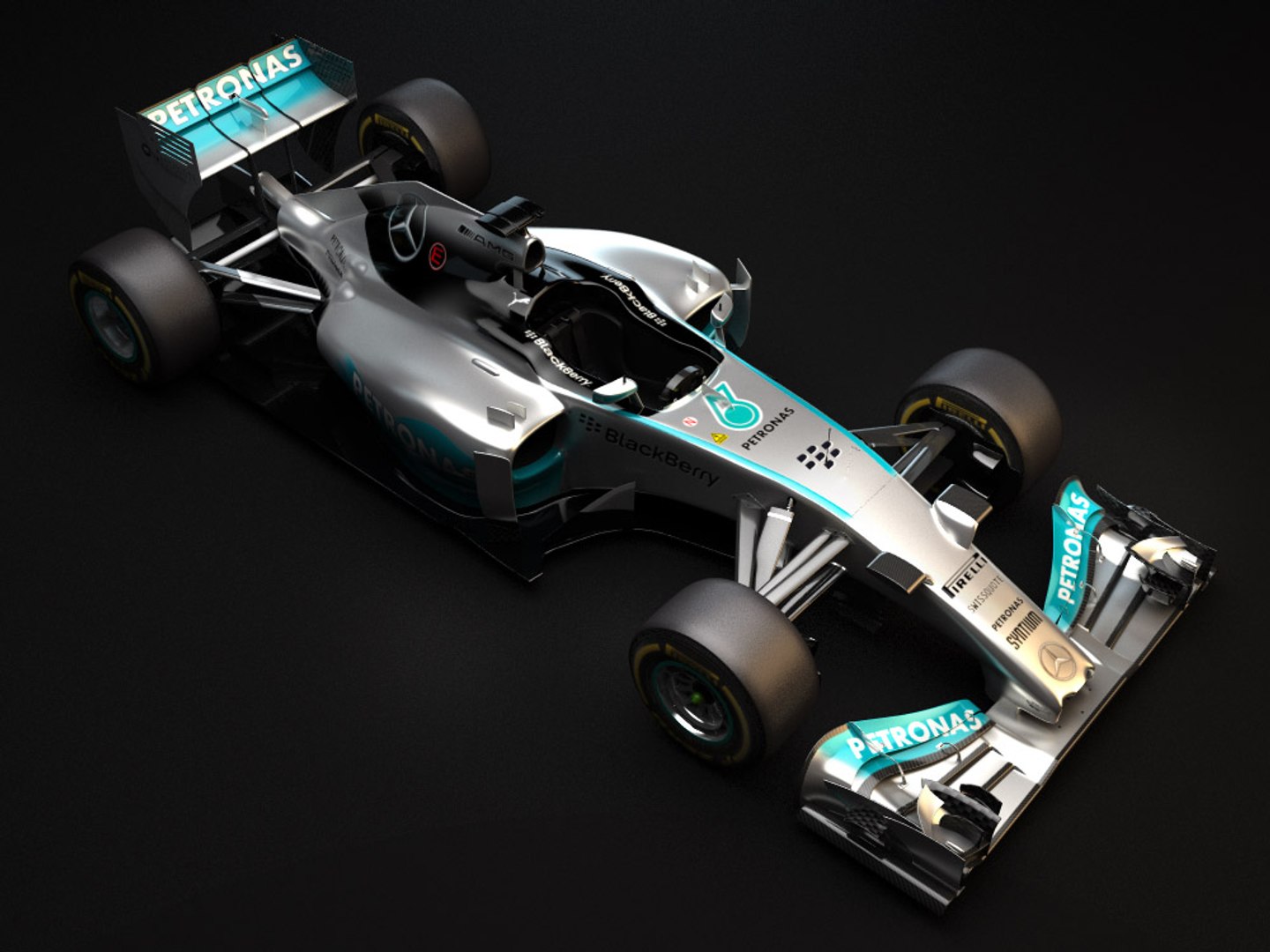 3d Model Mercedes Benz W05 2014